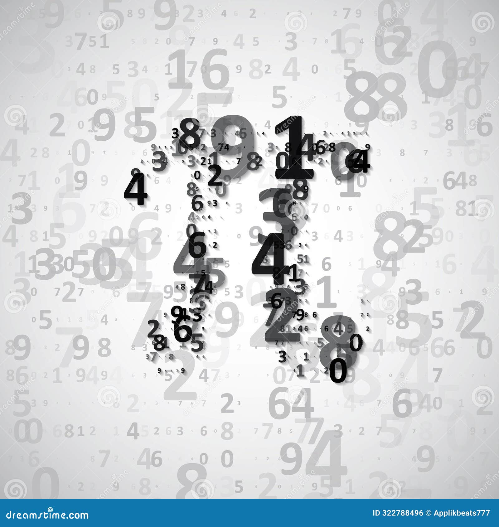 The Mathematical Constant Pi Stock Vector - Illustration of technology ...