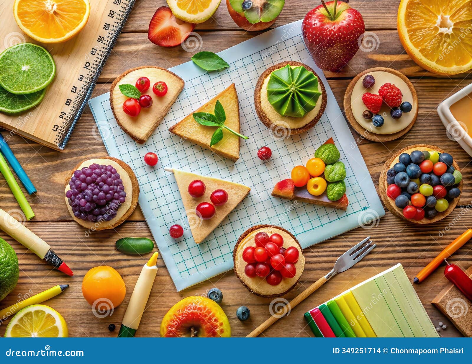 Mathematical Culinary Masterpiece Edible Numbers Equations and Graphs ...