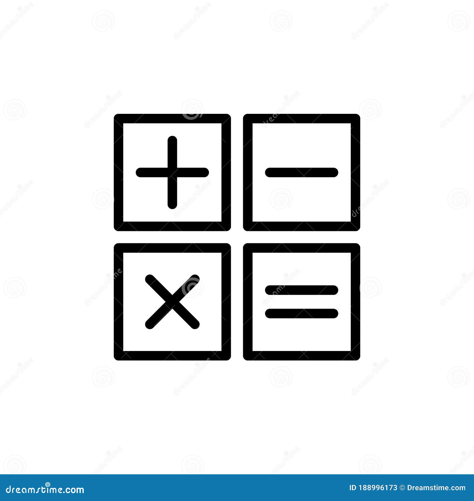 Mathematical Elements of Computation Icon. Element of Science Icon for ...
