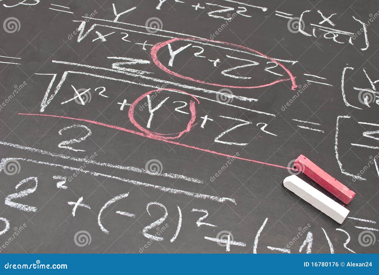 Mathematical equation stock photo. Image of science, physics - 16780176