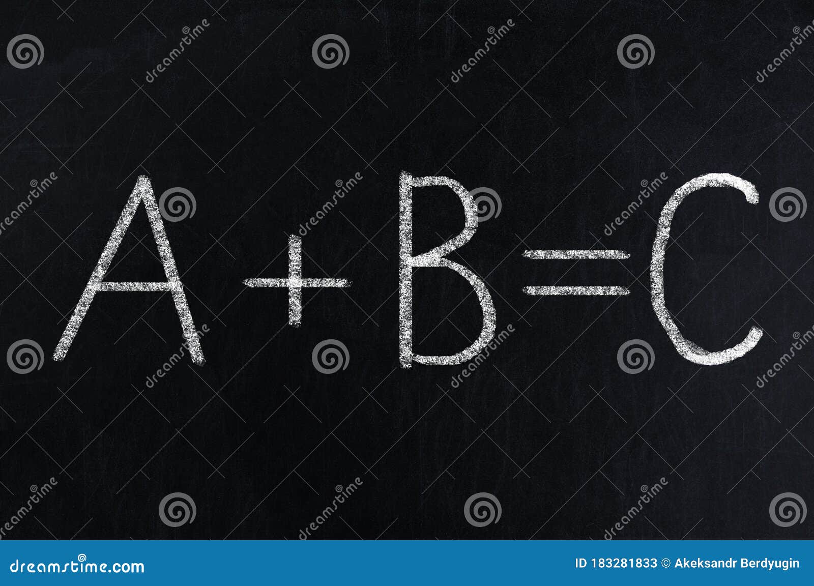Equation Two Plus Two Equals Question Mark. Isolated Vector ...