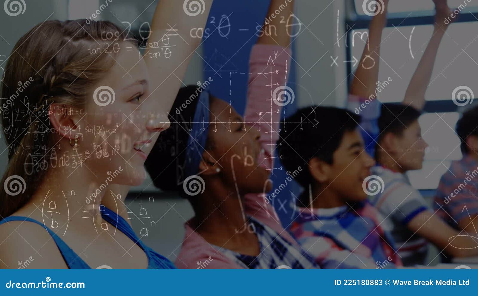 Medium Group People Child Girl Female Black Boy Male Caucasian Teenager ...