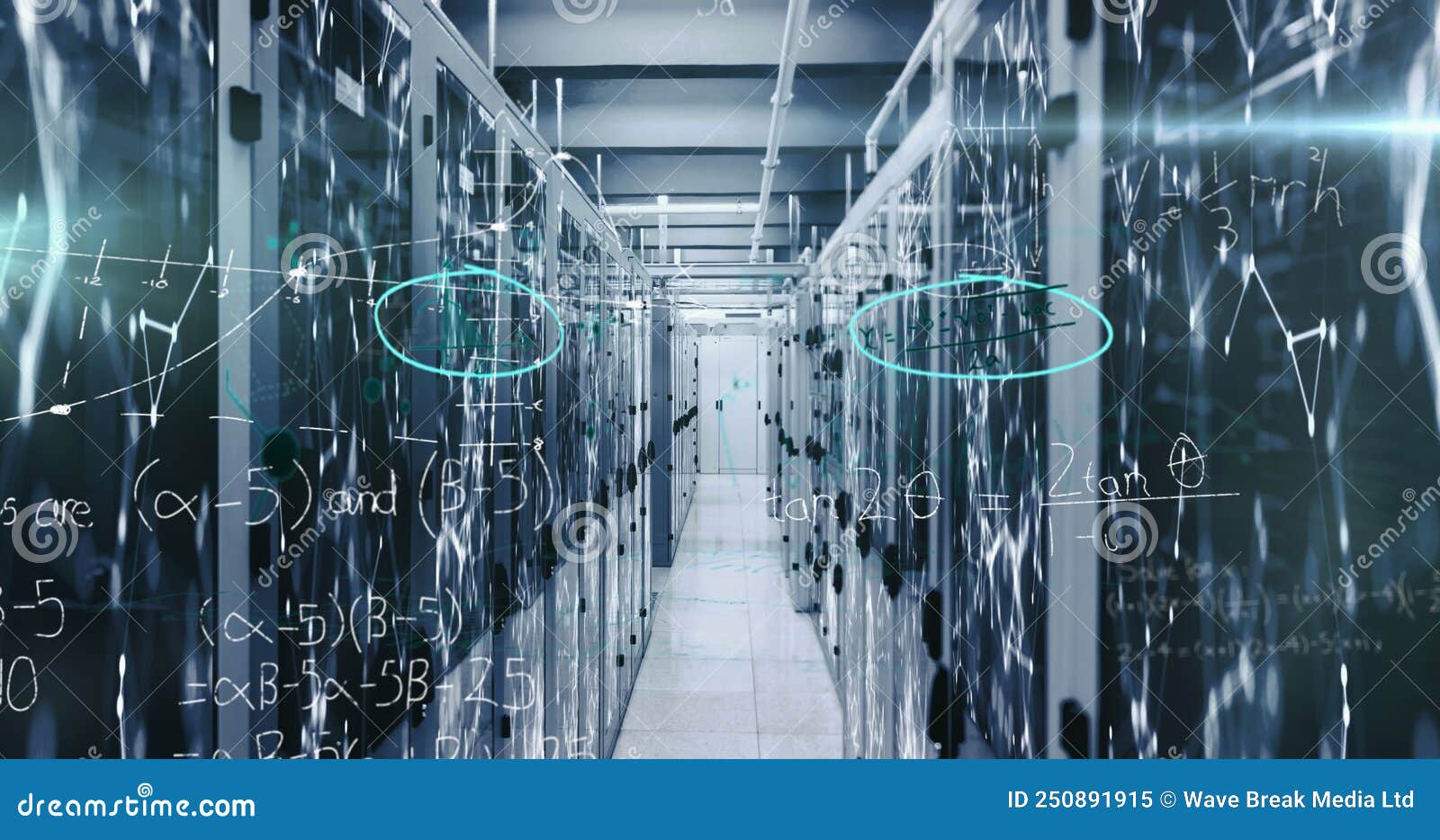 Mathematical Equations and Network of Connections Against Empty Server ...