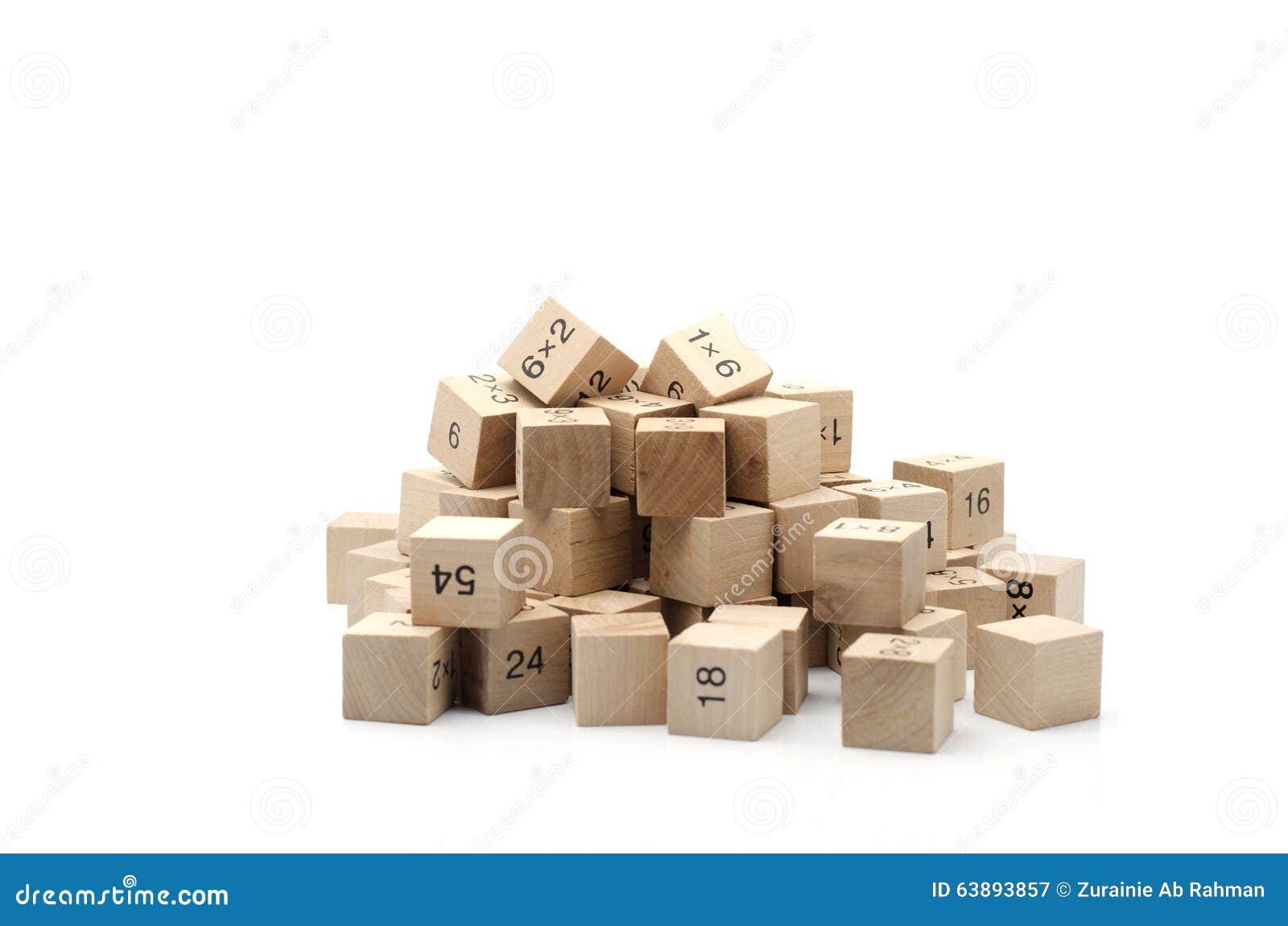 Mathematical Formula Cube on White Background Stock Image - Image of ...