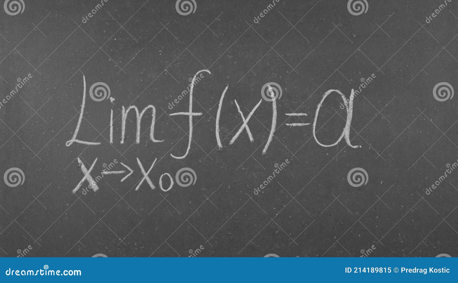 Mathematical Formula Limit Value Stock Image - Image of line ...
