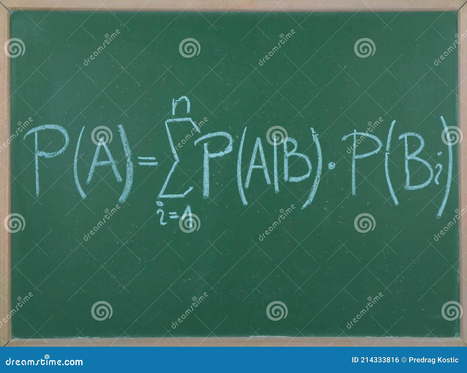 Mathematical formula. stock photo. Image of wall, calligraphy - 214333816