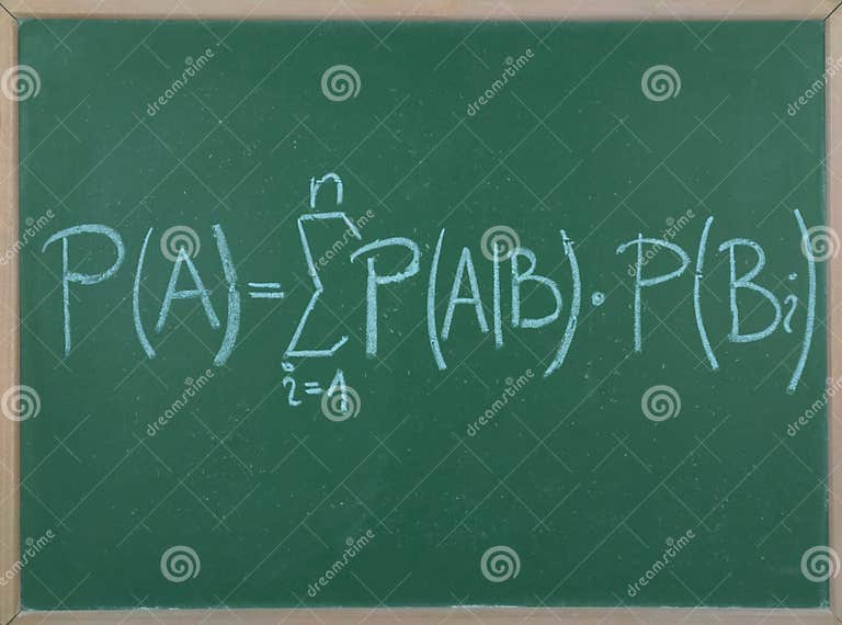 Mathematical formula. stock photo. Image of wall, calligraphy - 214333816