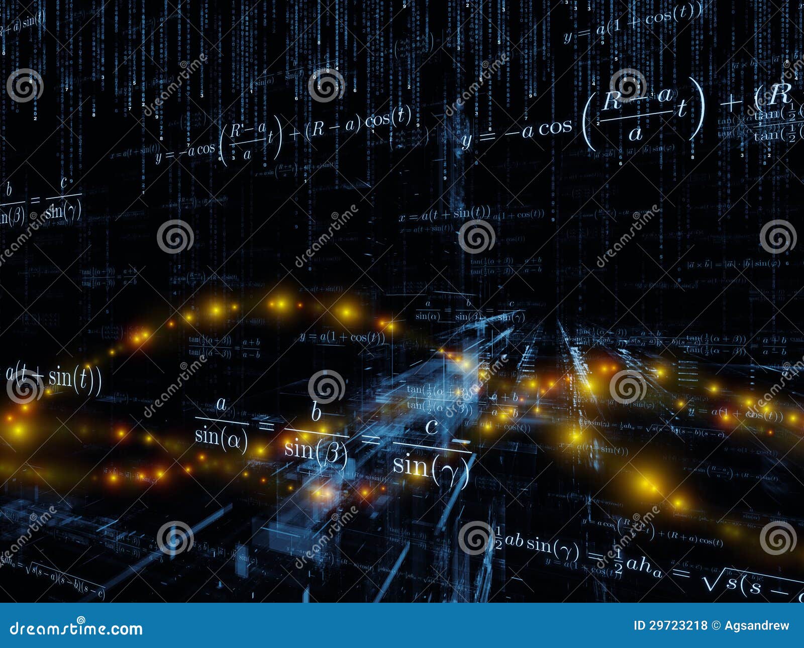 Modern Mathematics stock illustration. Illustration of logic - 29723218