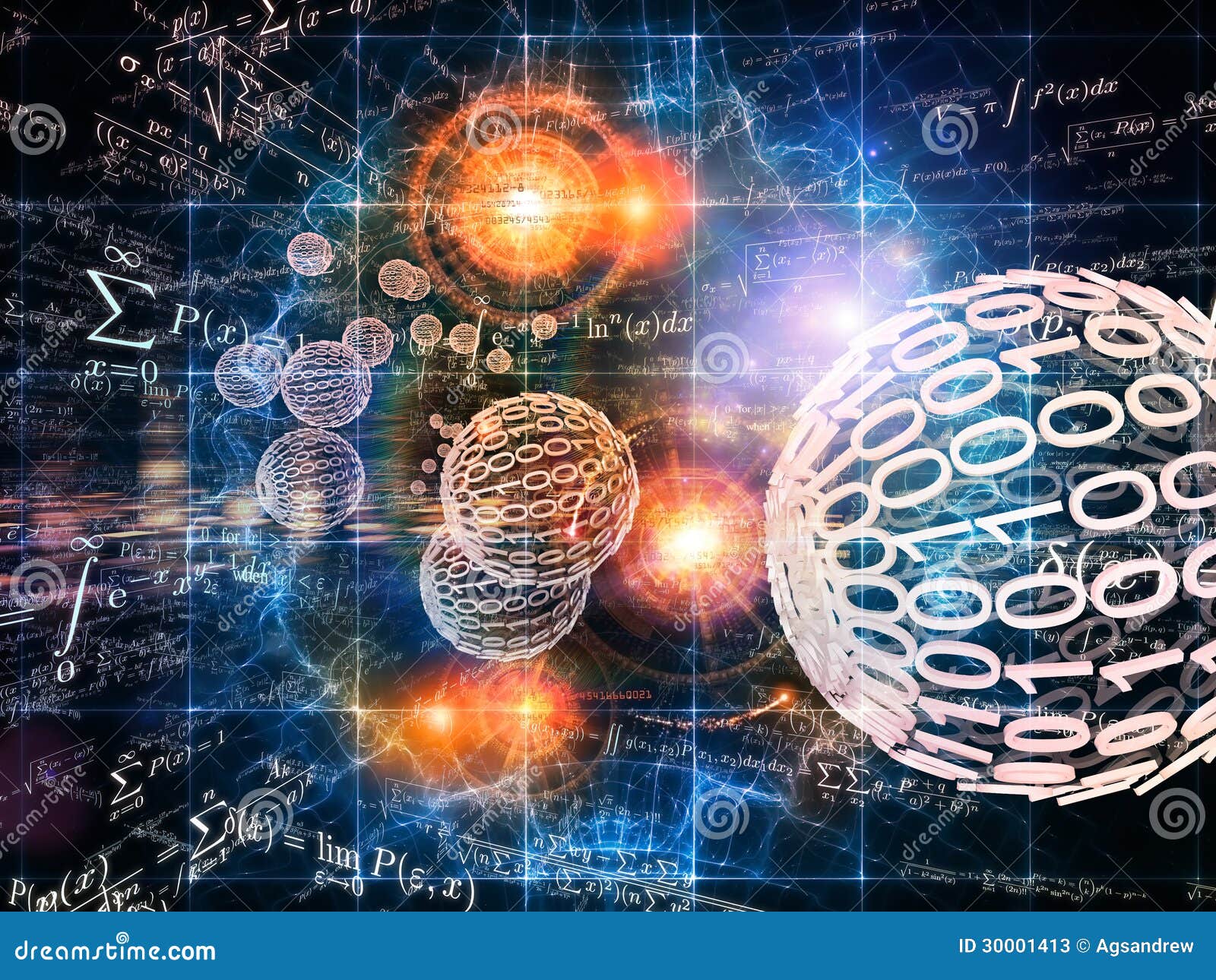 Mathematics Backdrop stock illustration. Illustration of flare - 30001413