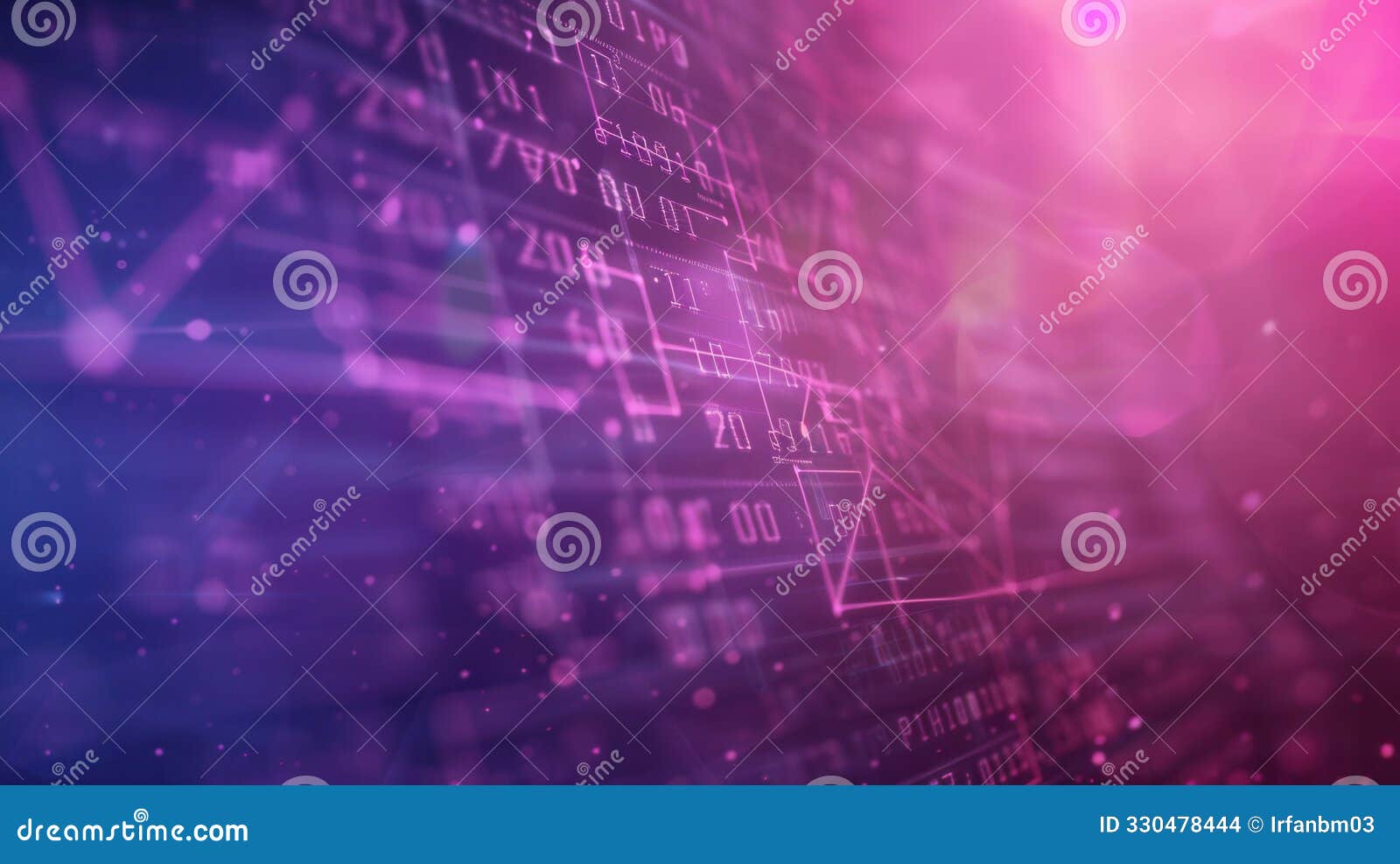 Mathematical Formulas. Abstract Geometric Shapes and Equations Concept ...