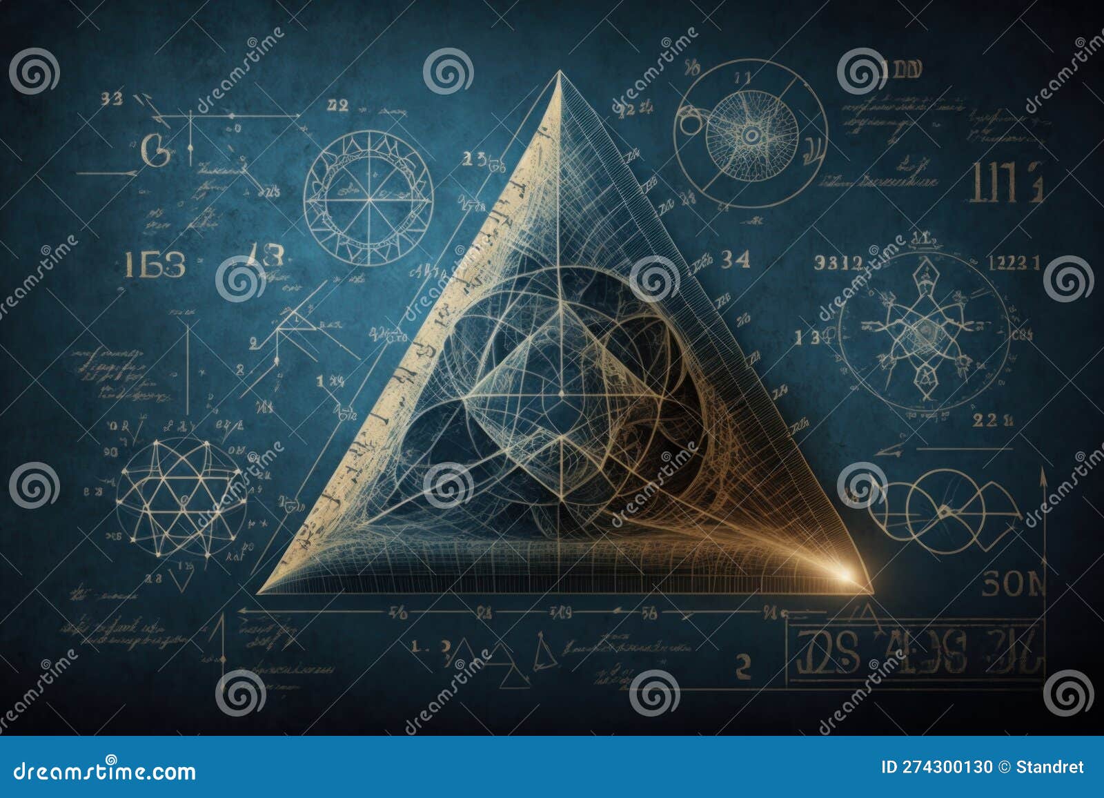 Mathematical Formulas And Calculations Beautiful Illustration Picture