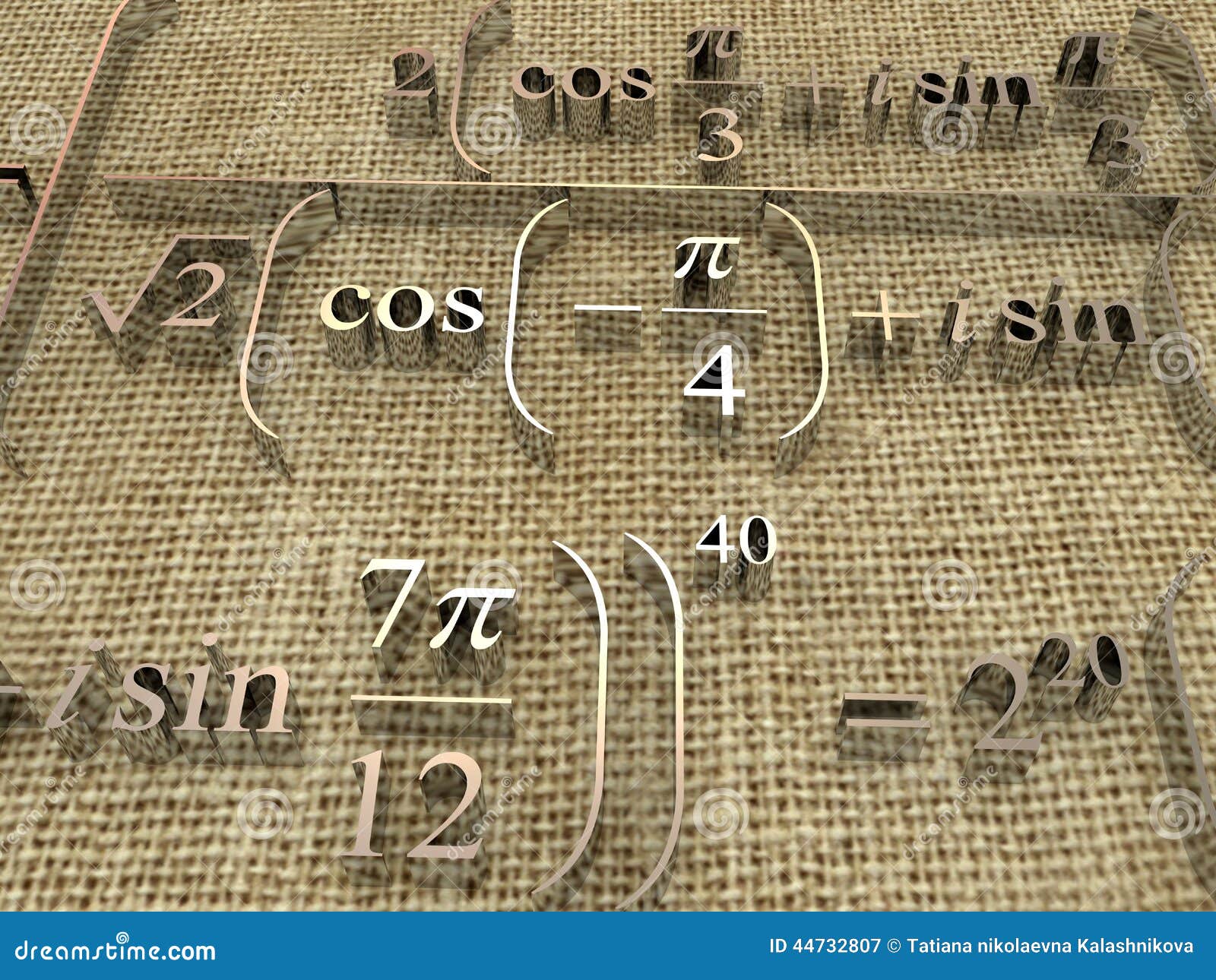 Mathematical formulas. stock image. Image of formula - 44732807