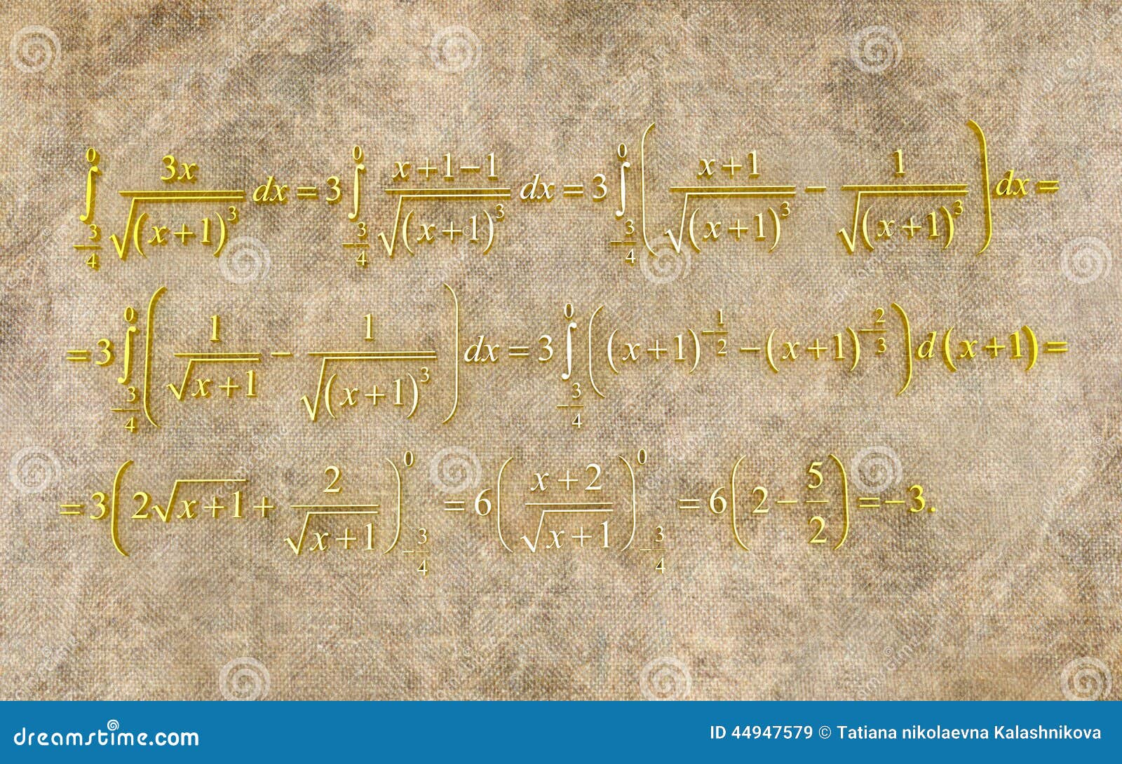 Mathematical formulas. stock image. Image of learning - 44947579