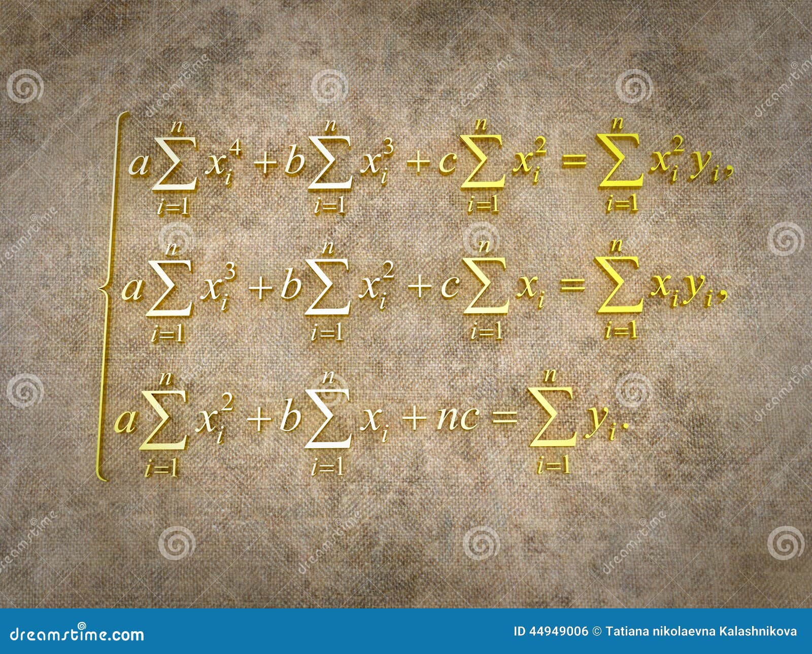 Mathematical formulas. stock photo. Image of technology - 44949006