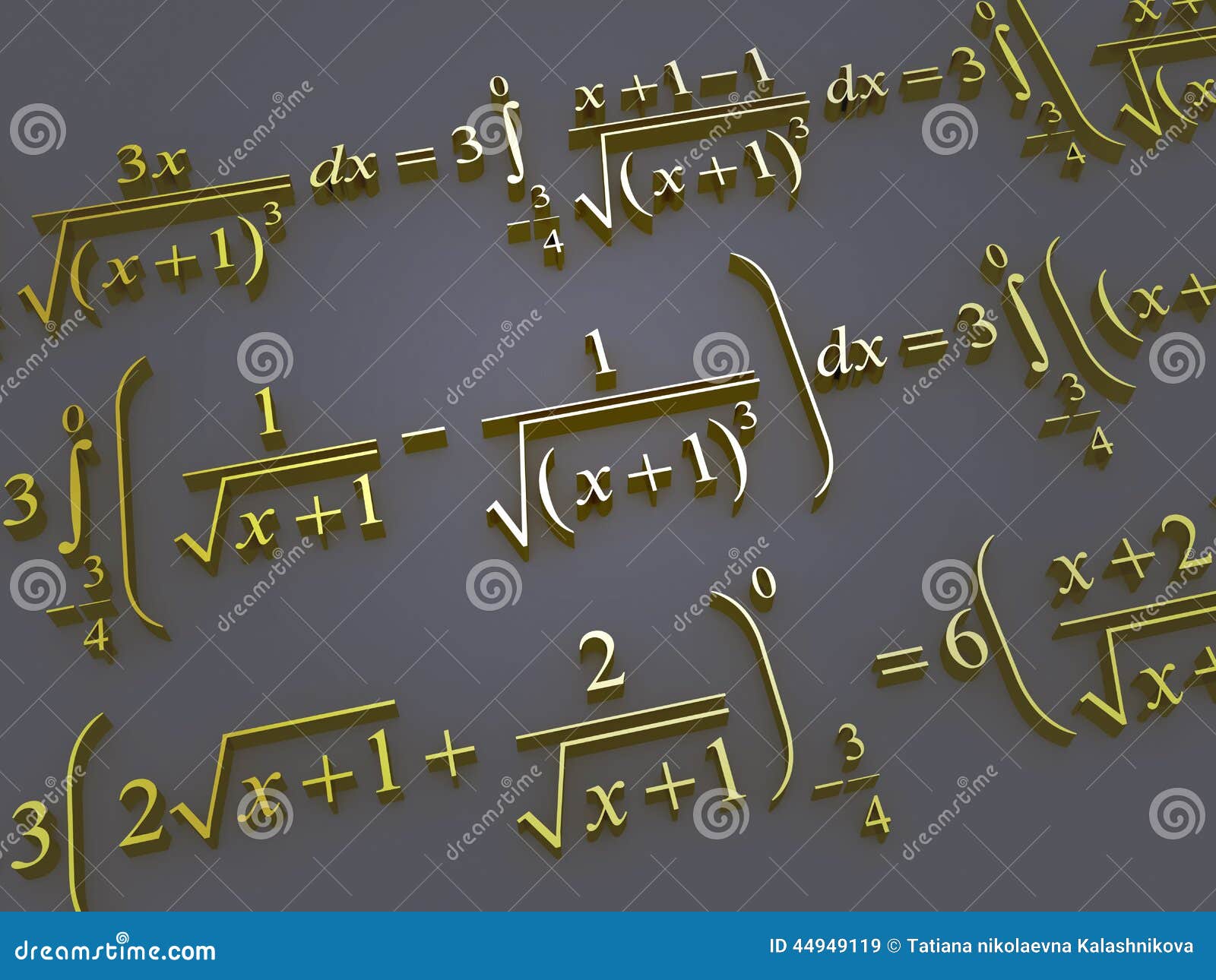 Mathematical formulas. stock image. Image of infinity - 44949119