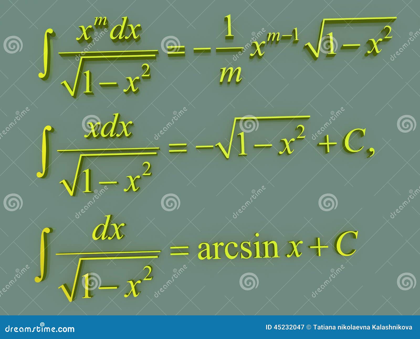 Mathematical formulas. stock illustration. Illustration of infinity ...