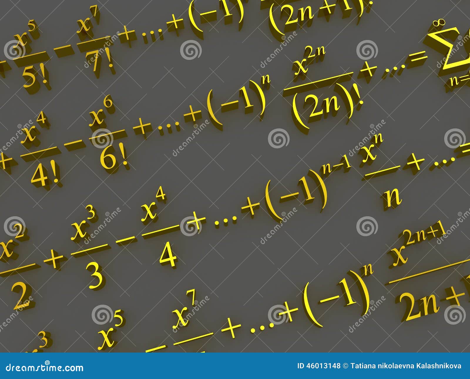 Mathematical formulas. stock illustration. Illustration of formula ...