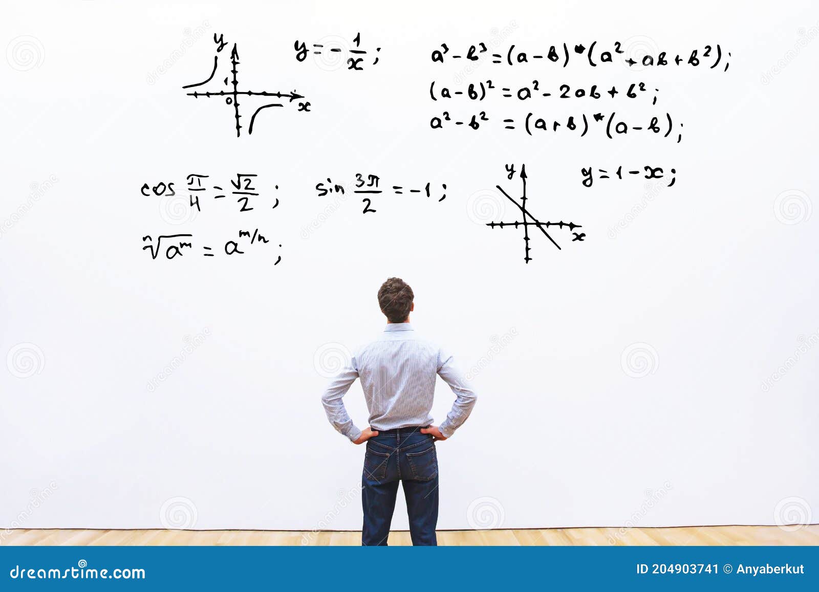 Mathematical Formulas, Learn Maths Education Concept Stock Image ...