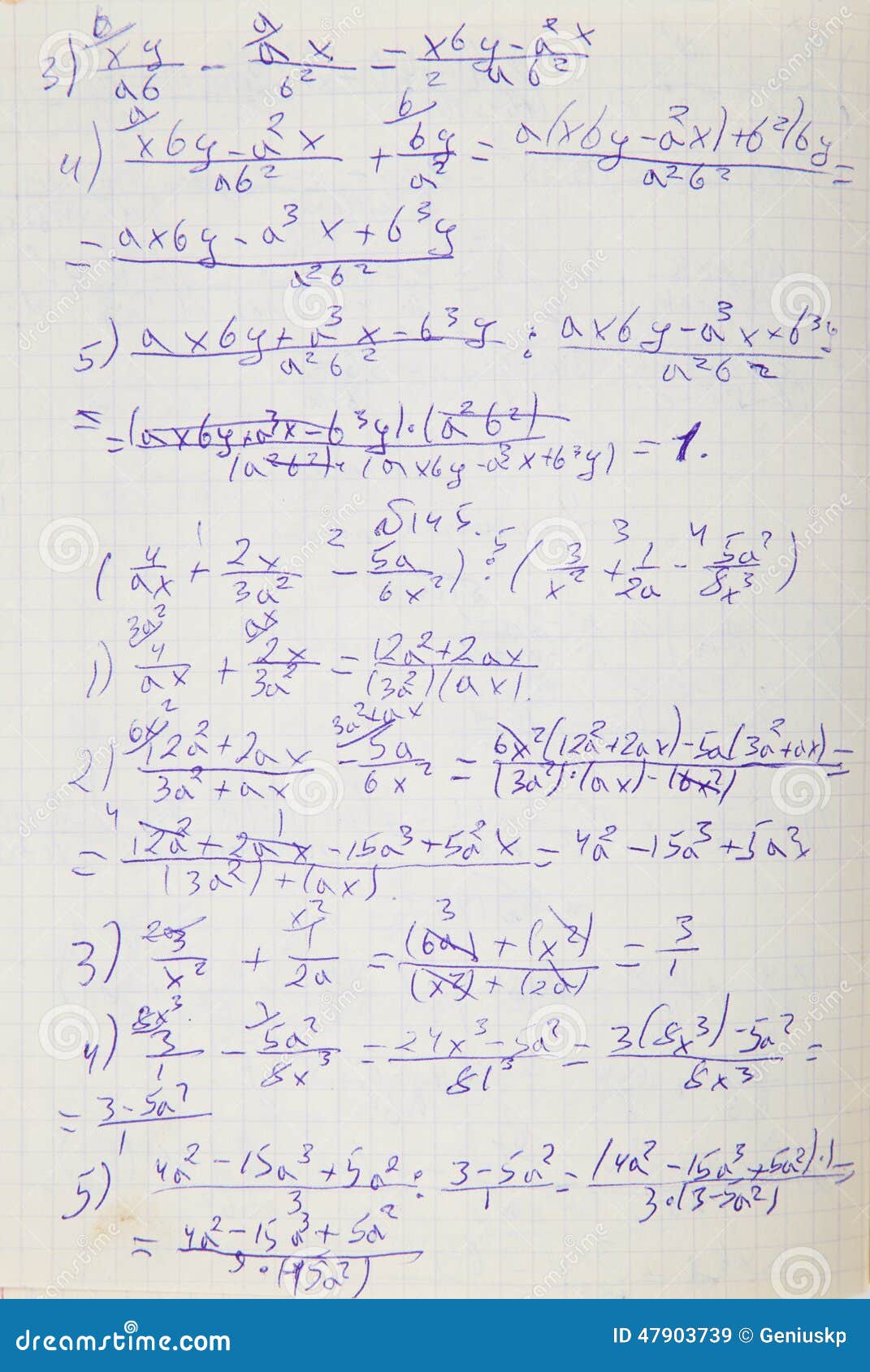 Mathematical formulas stock image. Image of learn, equation - 47903739