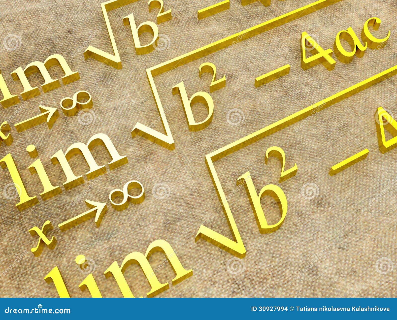 An Image Of Mathematical Formulas And Signs Combined With An Image Of ...