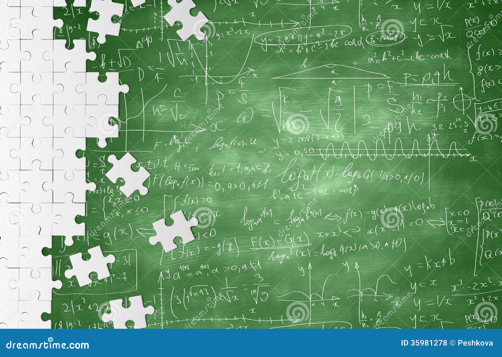 Mathematical Formulas Cartoon Vector | CartoonDealer.com #12763493