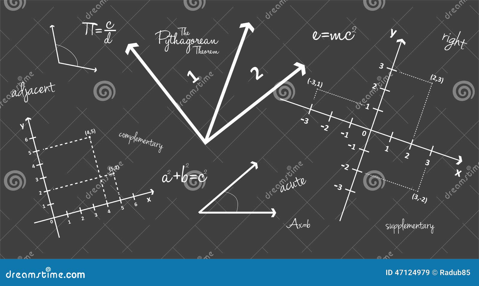 Mathematical Geometry Signs Stock Vector - Illustration of mathematics ...