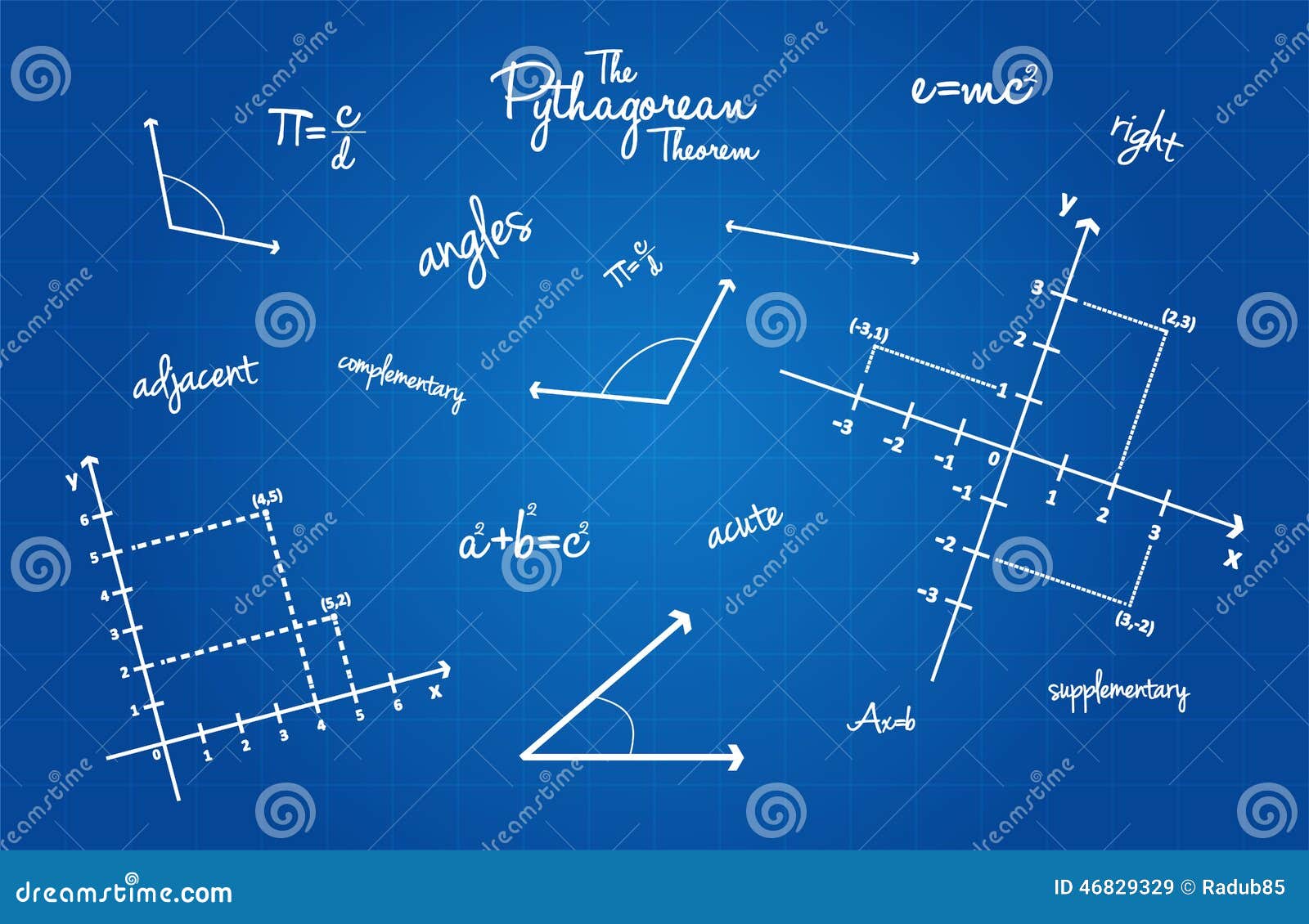 Mathematical Geometry Signs Stock Vector - Illustration of seamless ...
