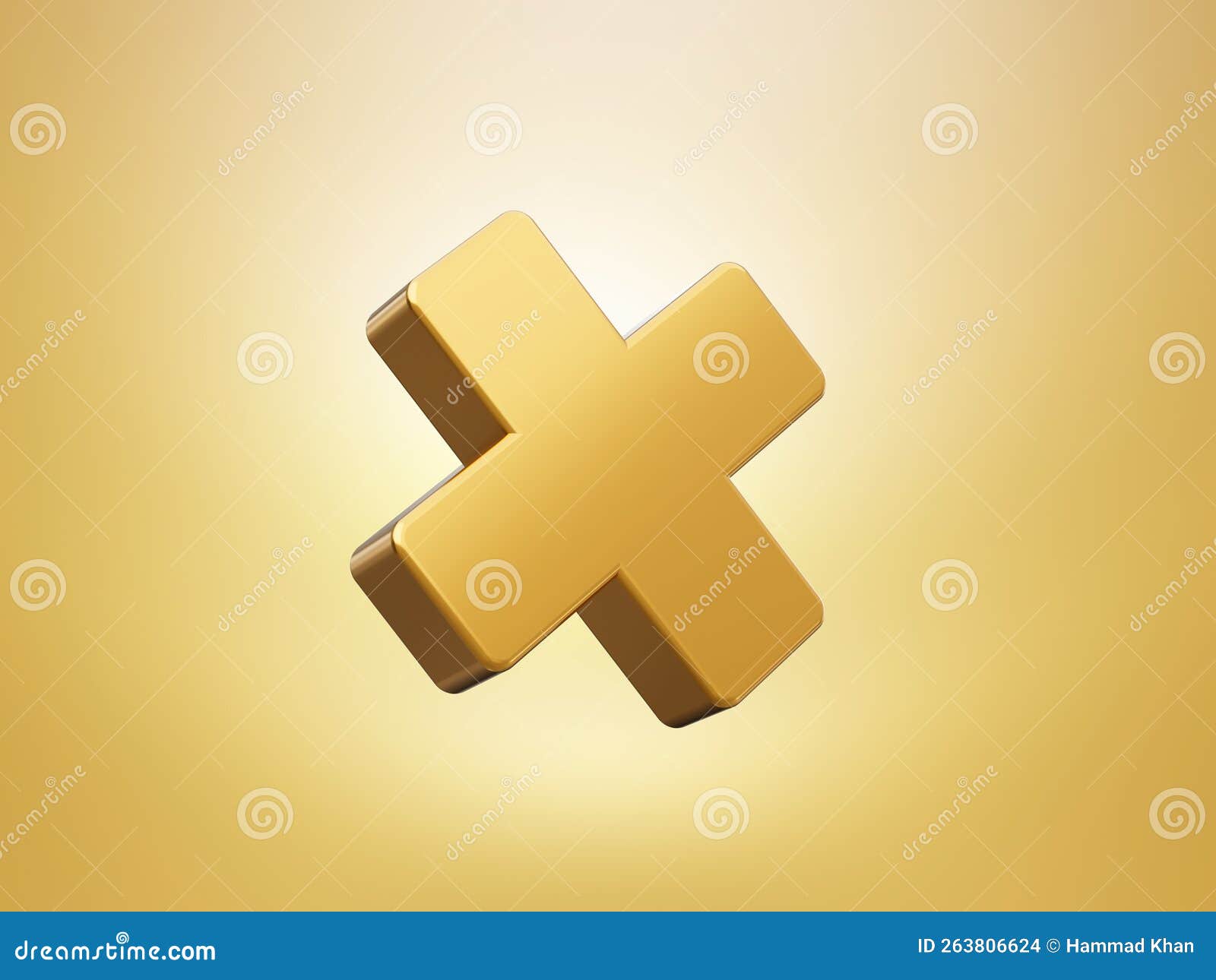 Mathematical Gold Multiple Symbols 3d Style. Isolated Objects on White ...