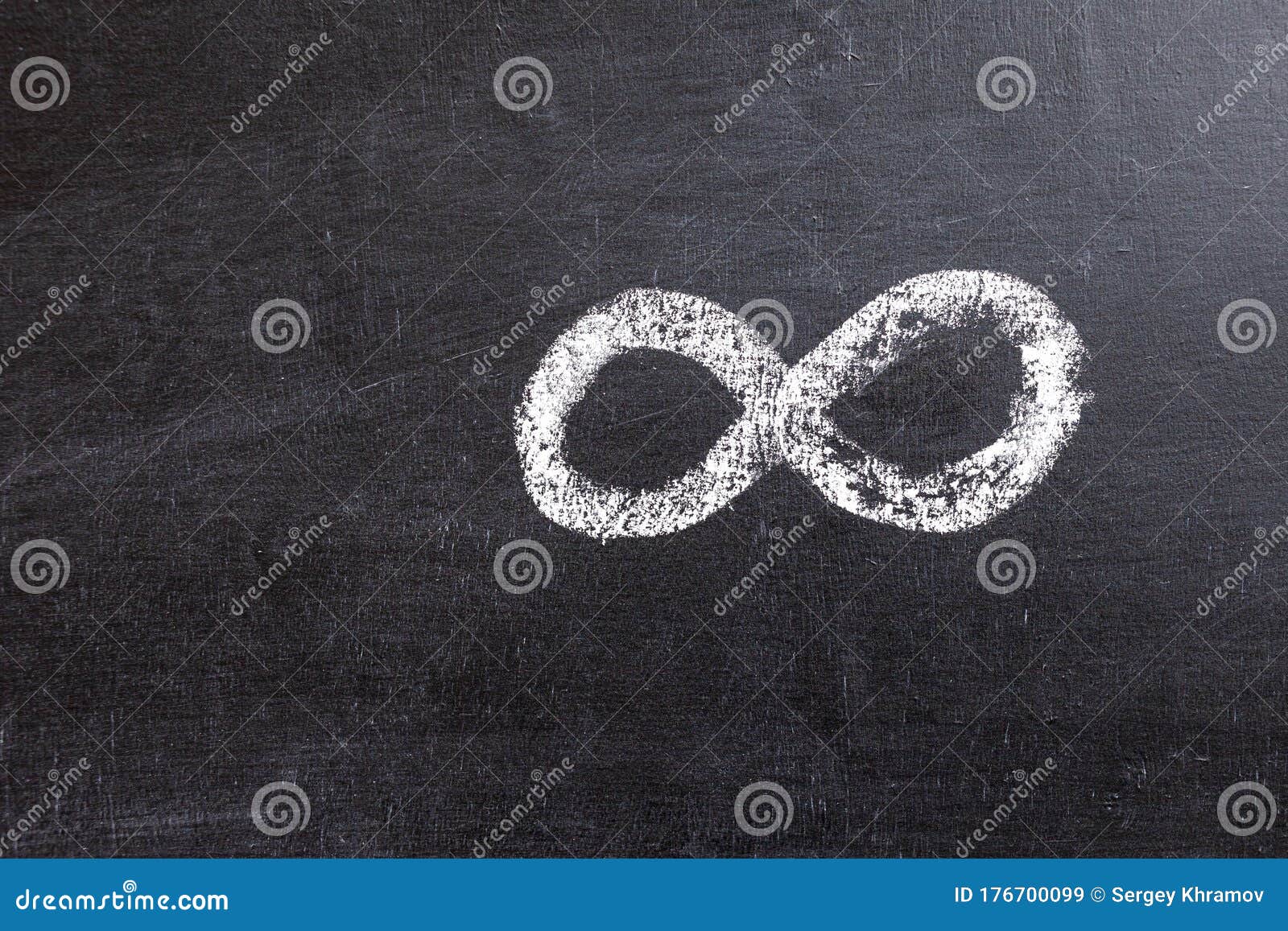 Mathematical Infinity Sign Chalk Stock Image - Image of dust, grunge ...