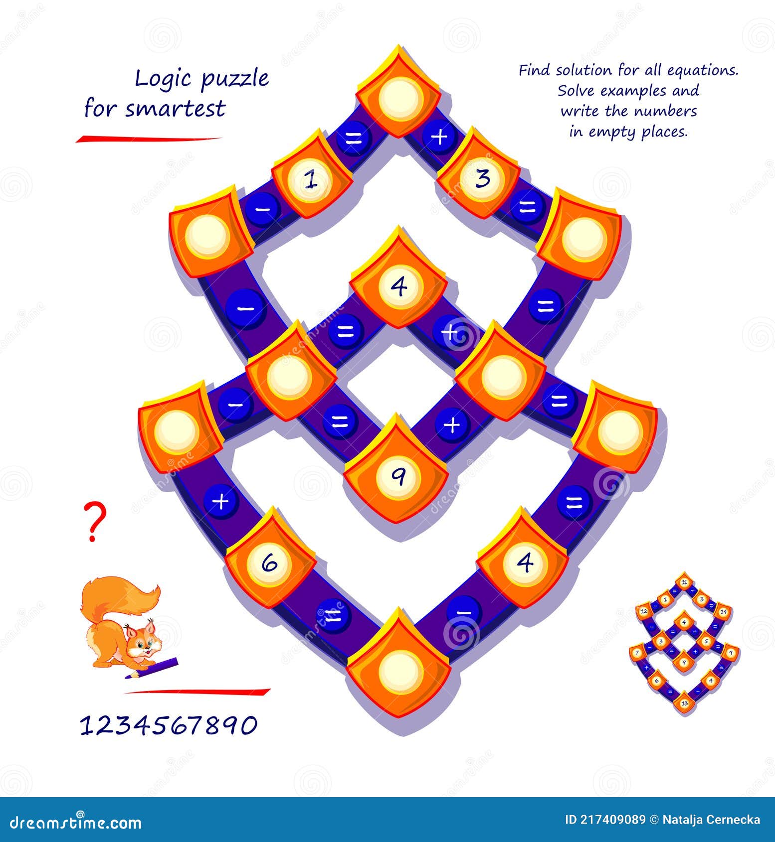 Mathematical Logic Puzzle Game for Smartest. Find Solution for All ...