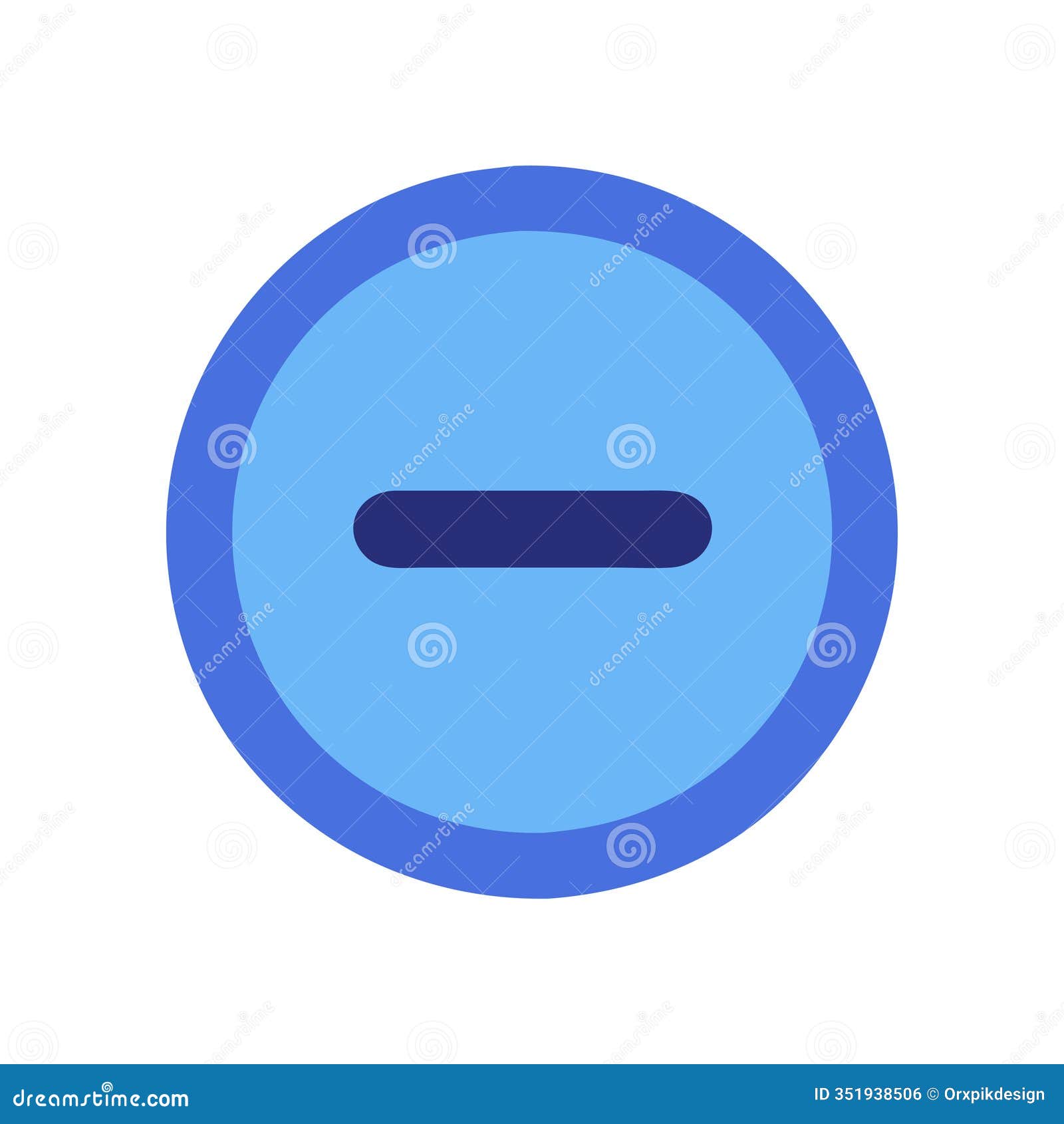 Mathematical Minus Icon for Calculations Stock Vector - Illustration of ...