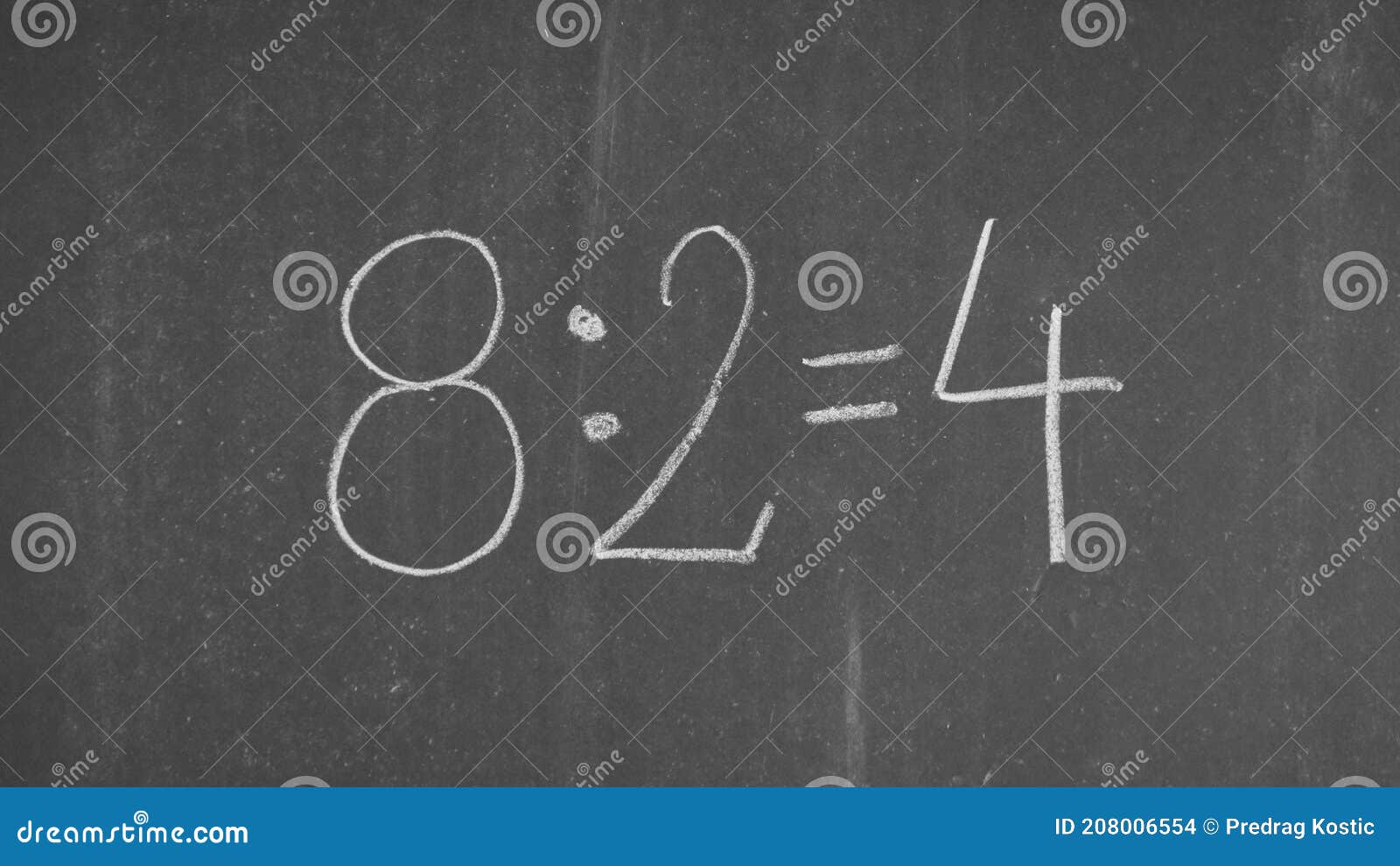Mathematical Operation Division. Stock Photo - Image of division, front ...