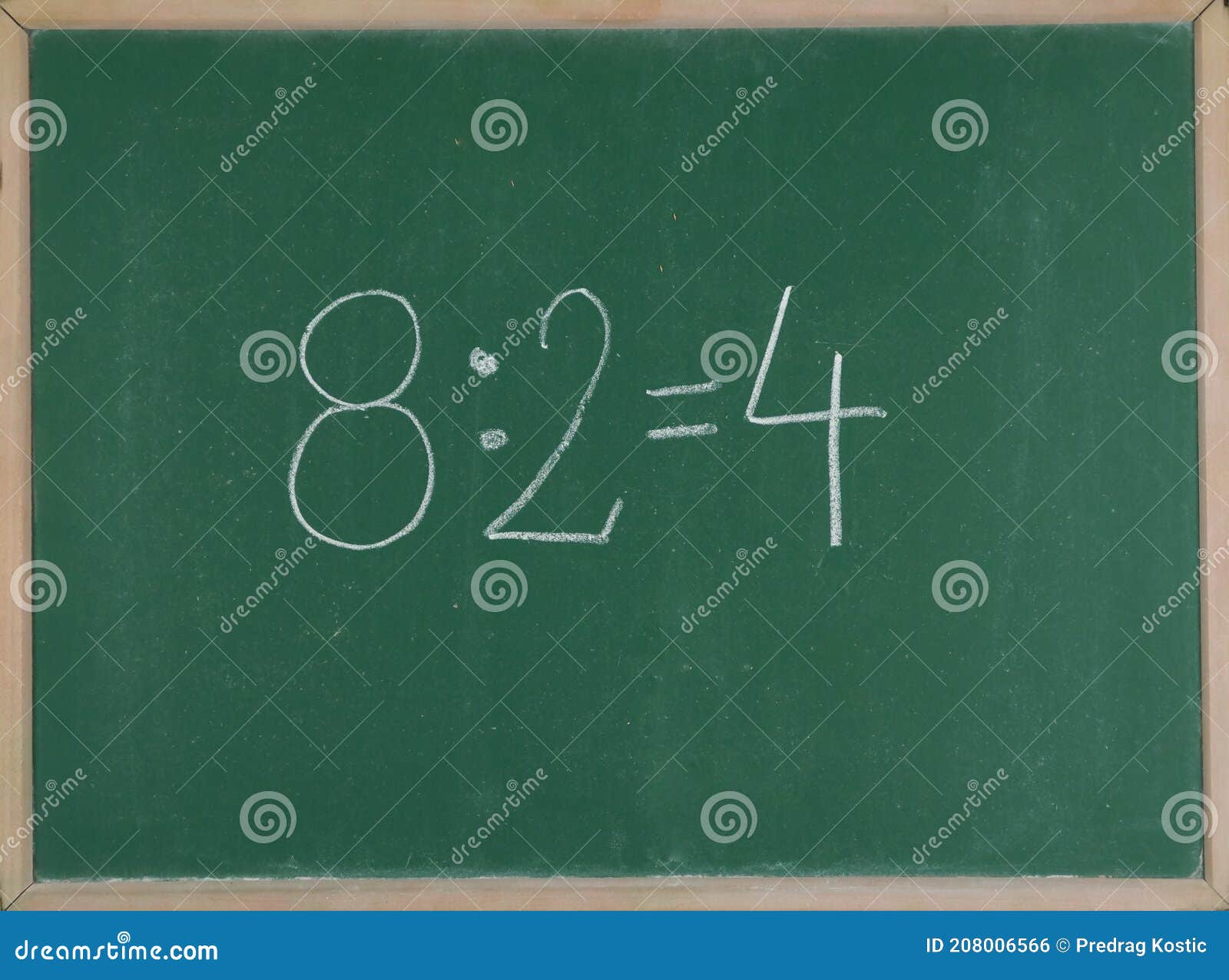 Mathematical Operation Division Stock Photo - Image of educational ...