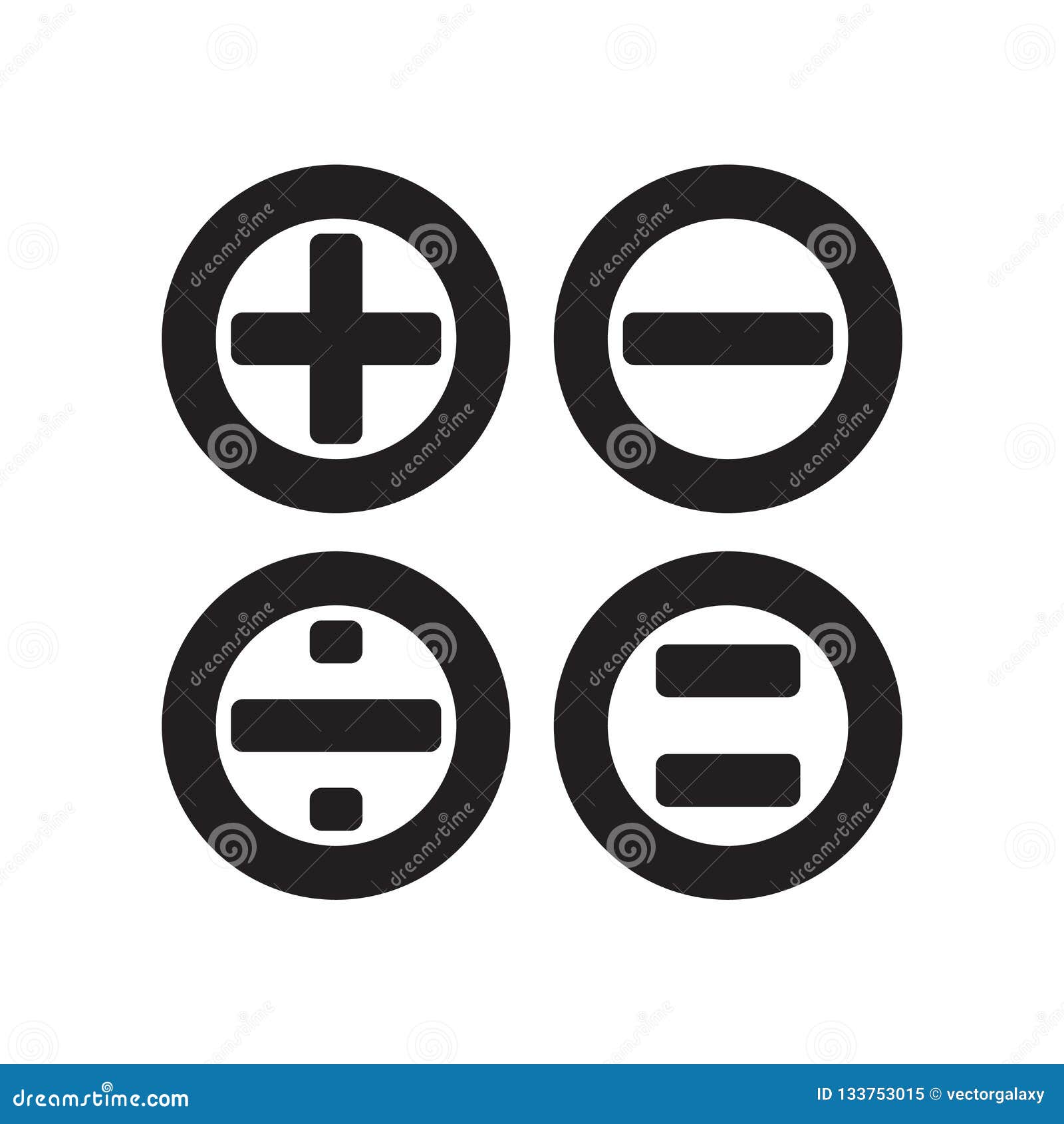 Mathematical Operations Icon Vector Isolated on White Background Stock ... Mathematical Operations Icon Vector Isolated on White Background Stock ...