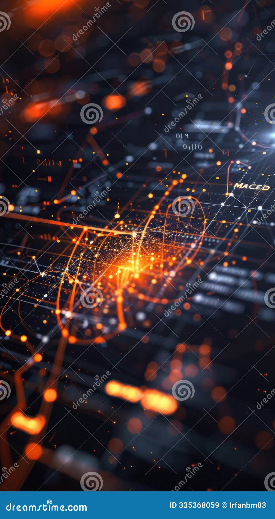 Mathematical Patterns. Abstract Geometric Shapes and Equations Concept ...