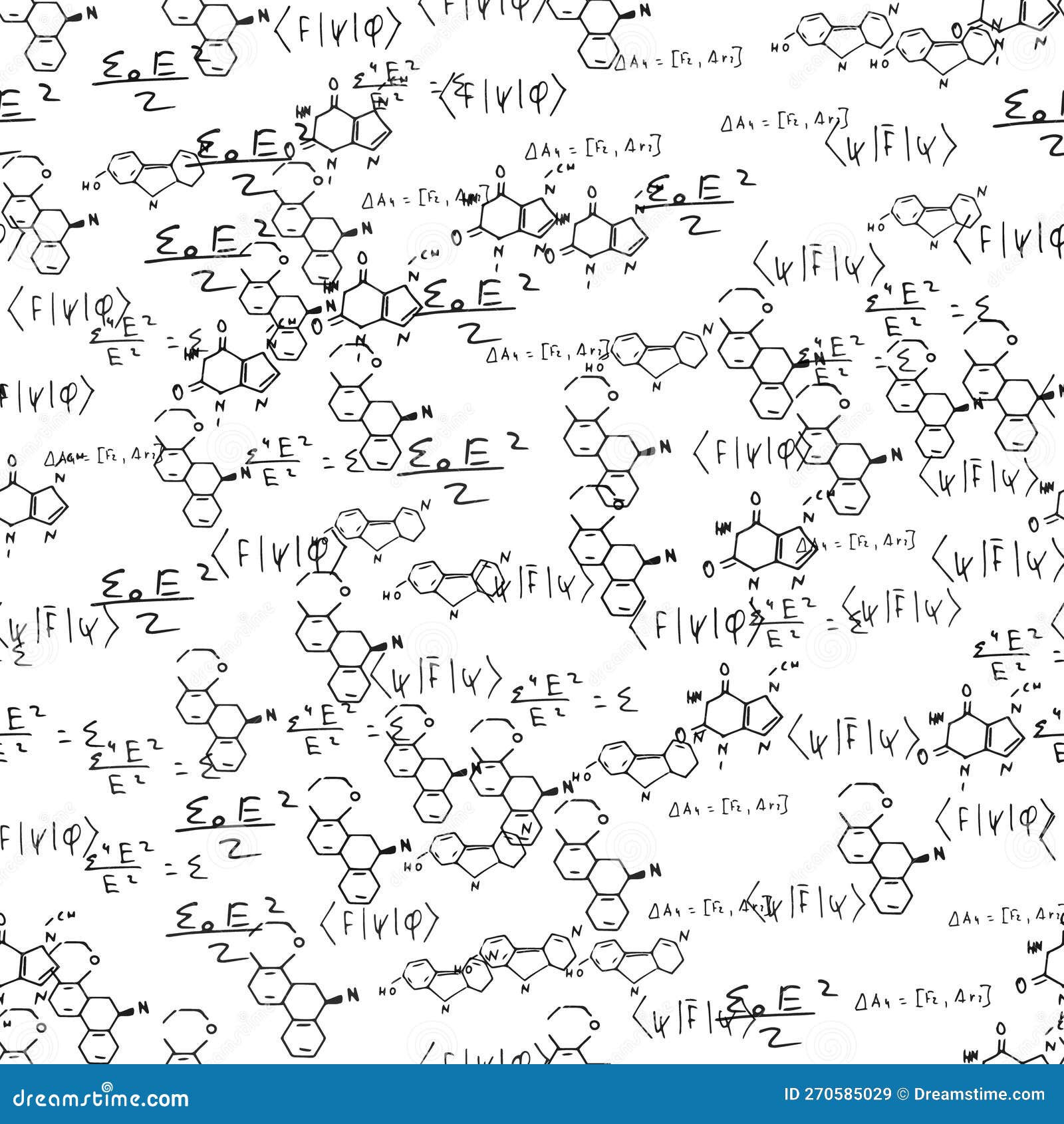 Physical, Chemical, Biological Icons Around School Kid. Girl Kid ...