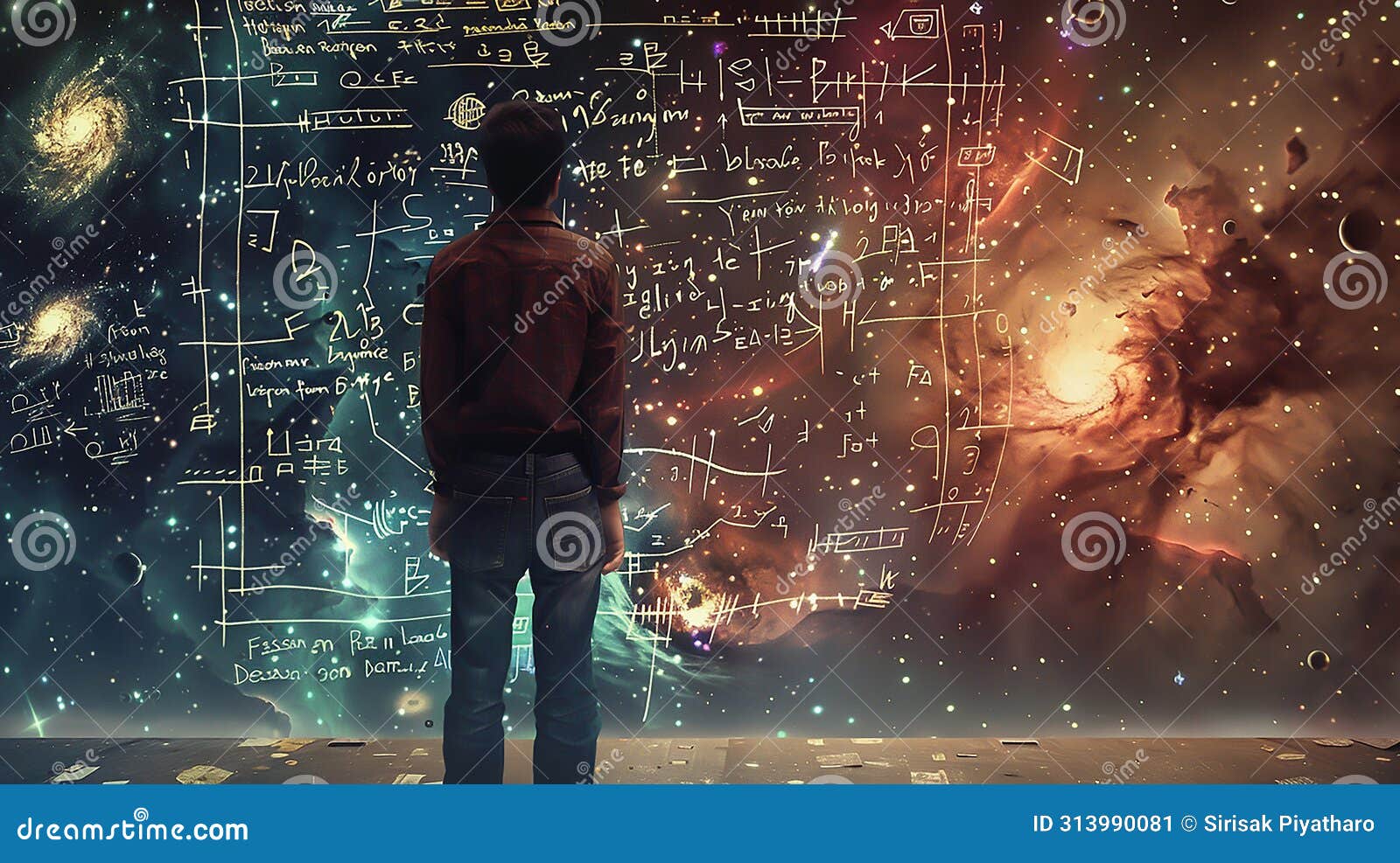 Mathematical and Physical Formulas Against the Background of a Galaxy ...