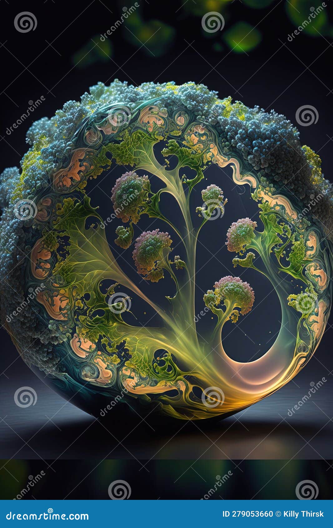 Mathematical Riddles: AI-Generated Surreal Forest with 3D Enigmatic ...