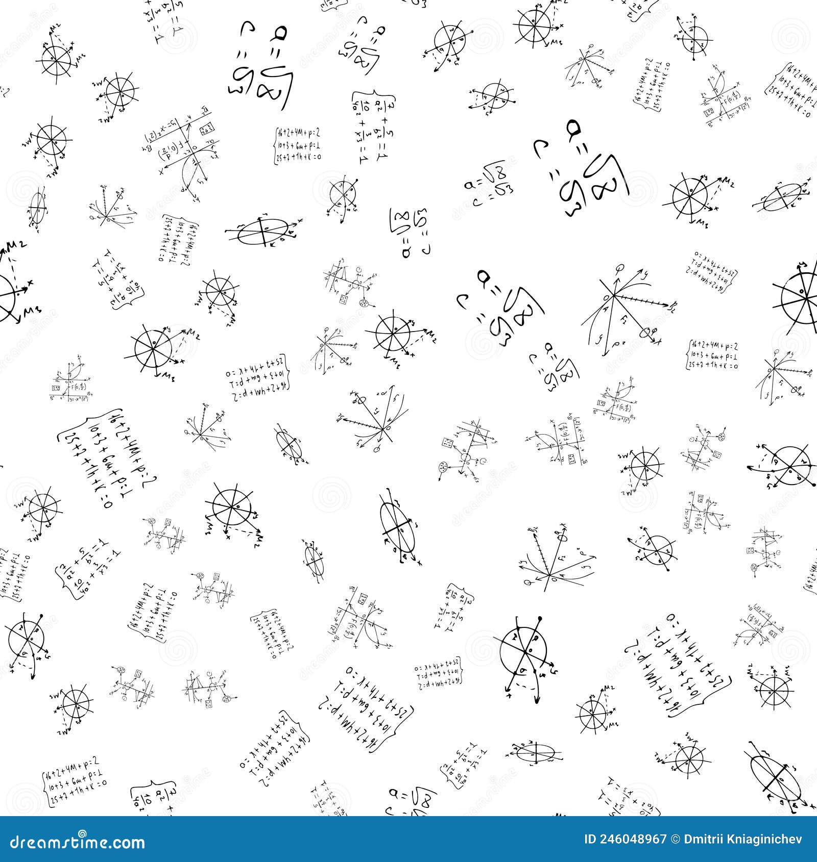 Mathematical, Scientific Formulas And Expressions. Educational, Vector ... Mathematical, Scientific Formulas And Expressions. Educational, Vector ...