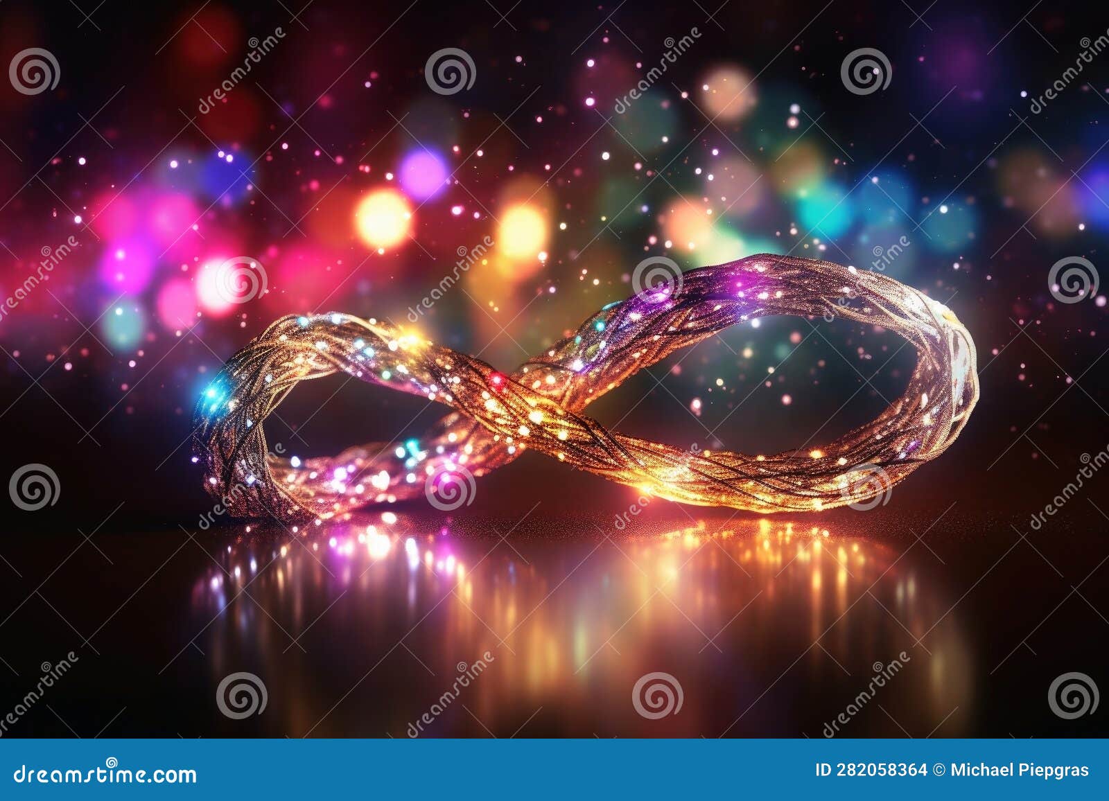 The Mathematical Symbol for Infinity Created with Generative AI ...