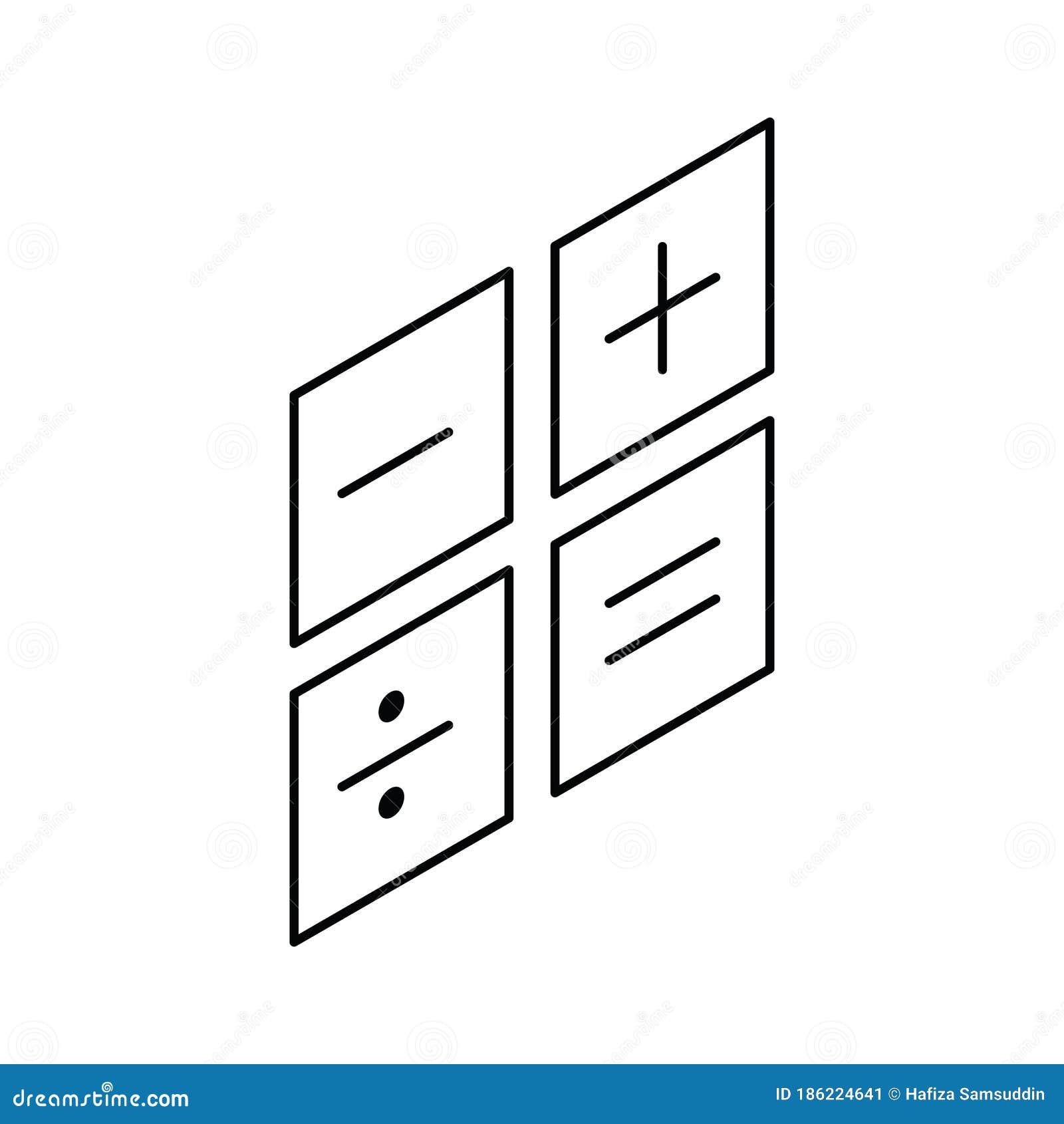 Mathematical Symbols. Vector Illustration Decorative Design Stock ...