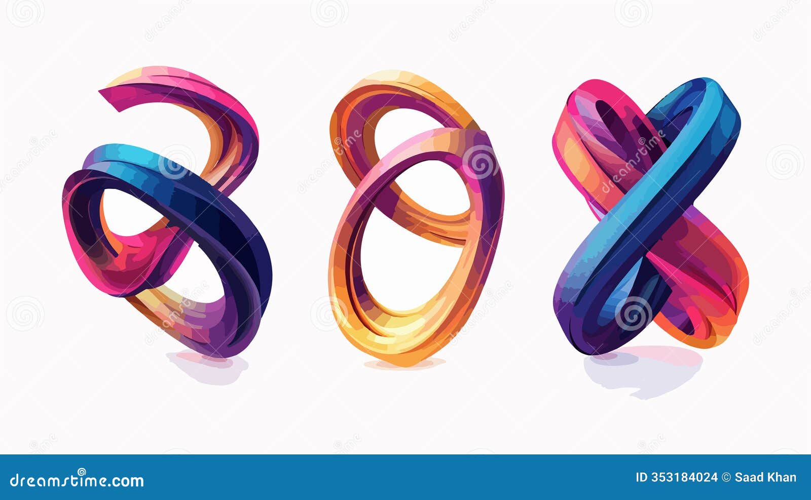 Mathematical Zero Symbol and Null Set Concept Stock Illustration ...