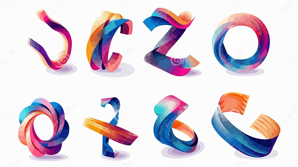 Mathematical Zero Symbol and Null Set Concept Stock Illustration ...