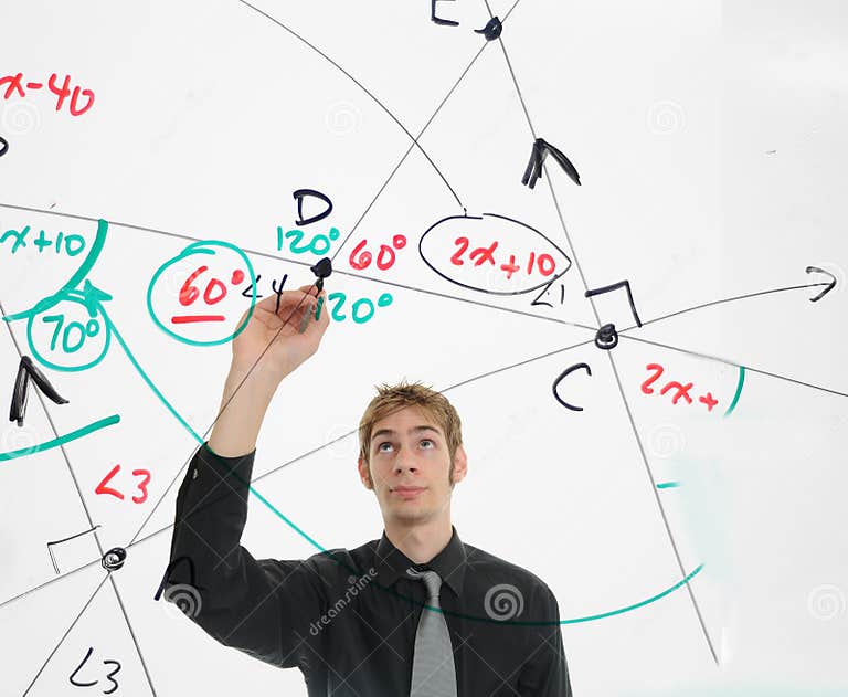 Mathematician stock image. Image of happy, blank, copyspace - 17163345