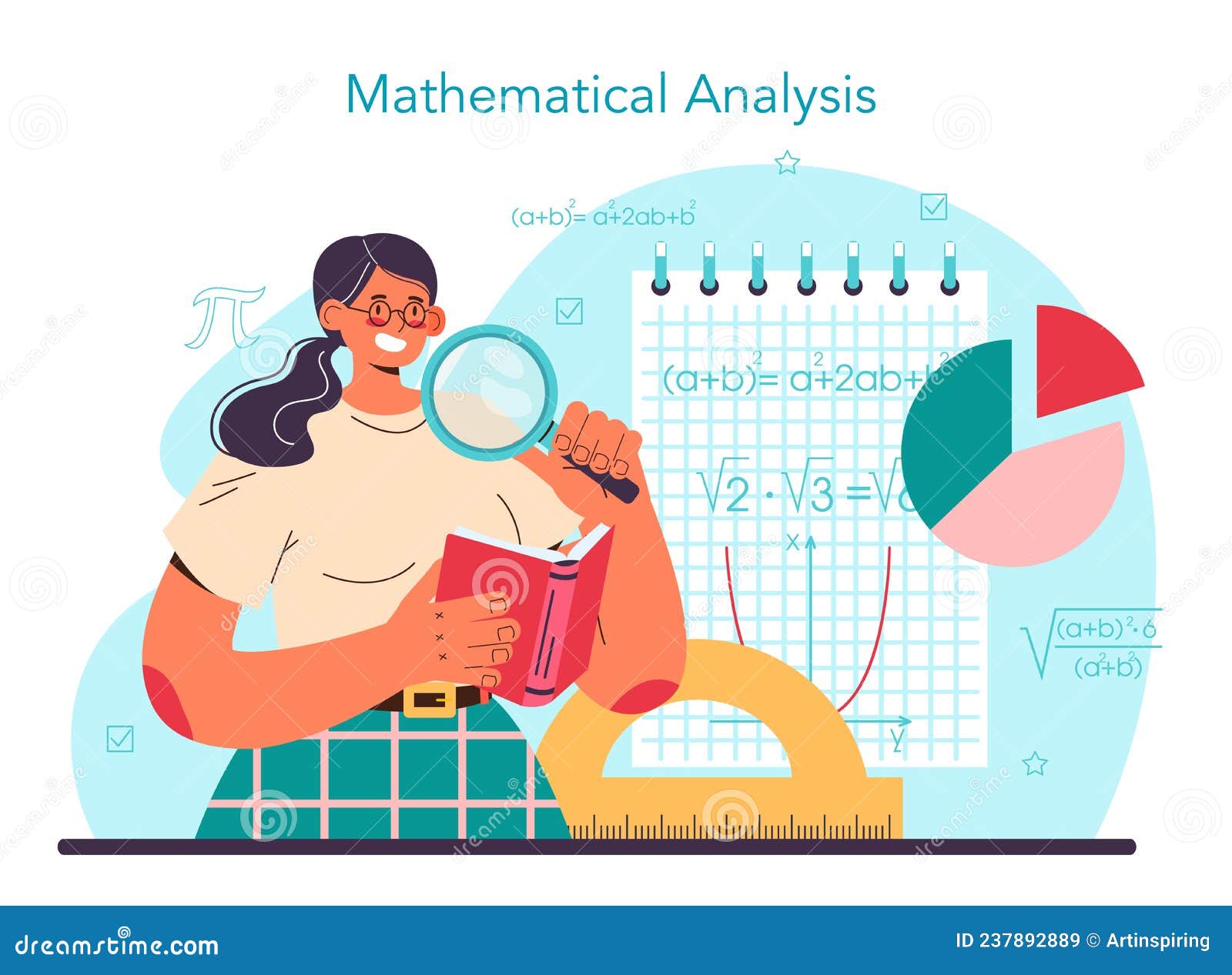 Mathematician Concept. Mathematician Use Scientific Formulas And ...