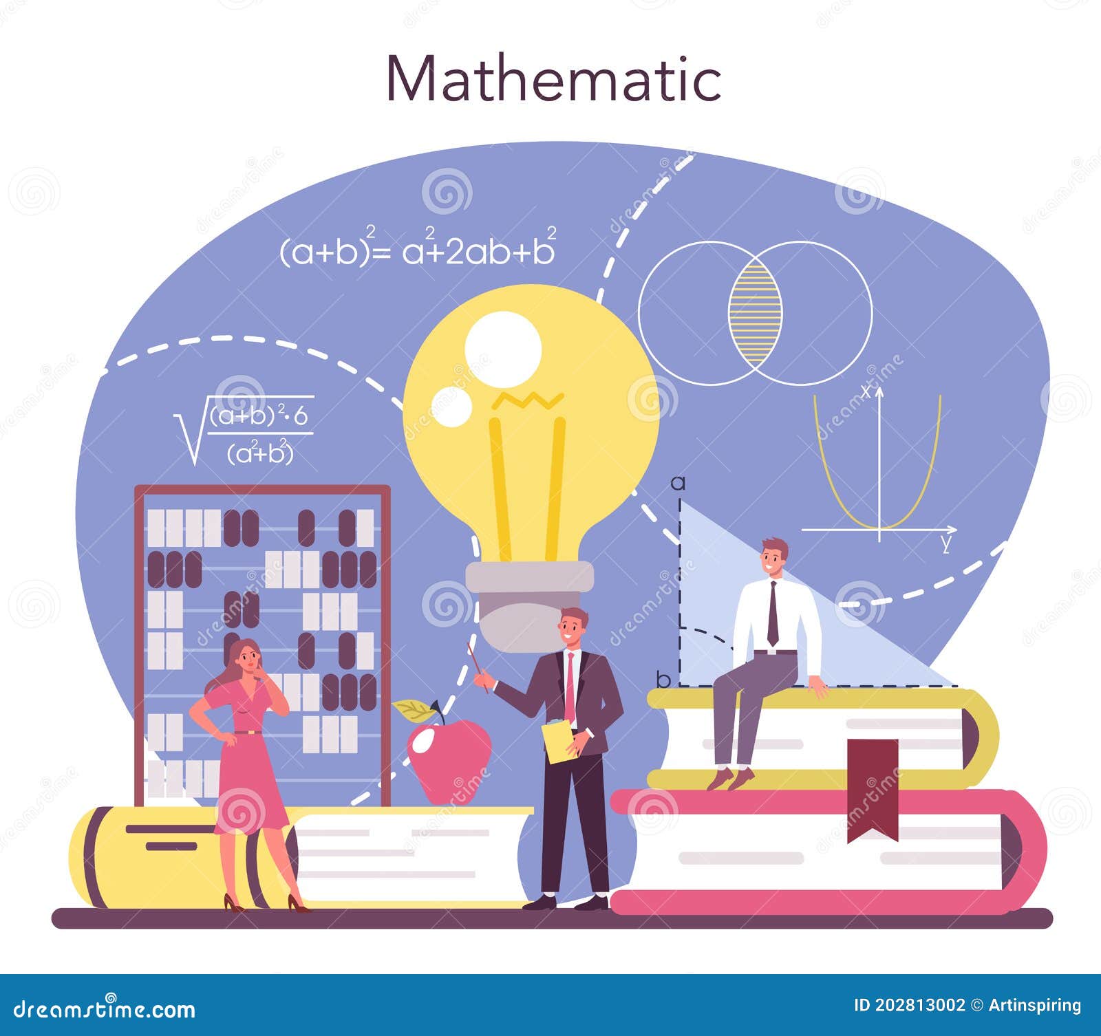 Mathematician Set. Mathematician Seek And Use Scientific Pattern ...
