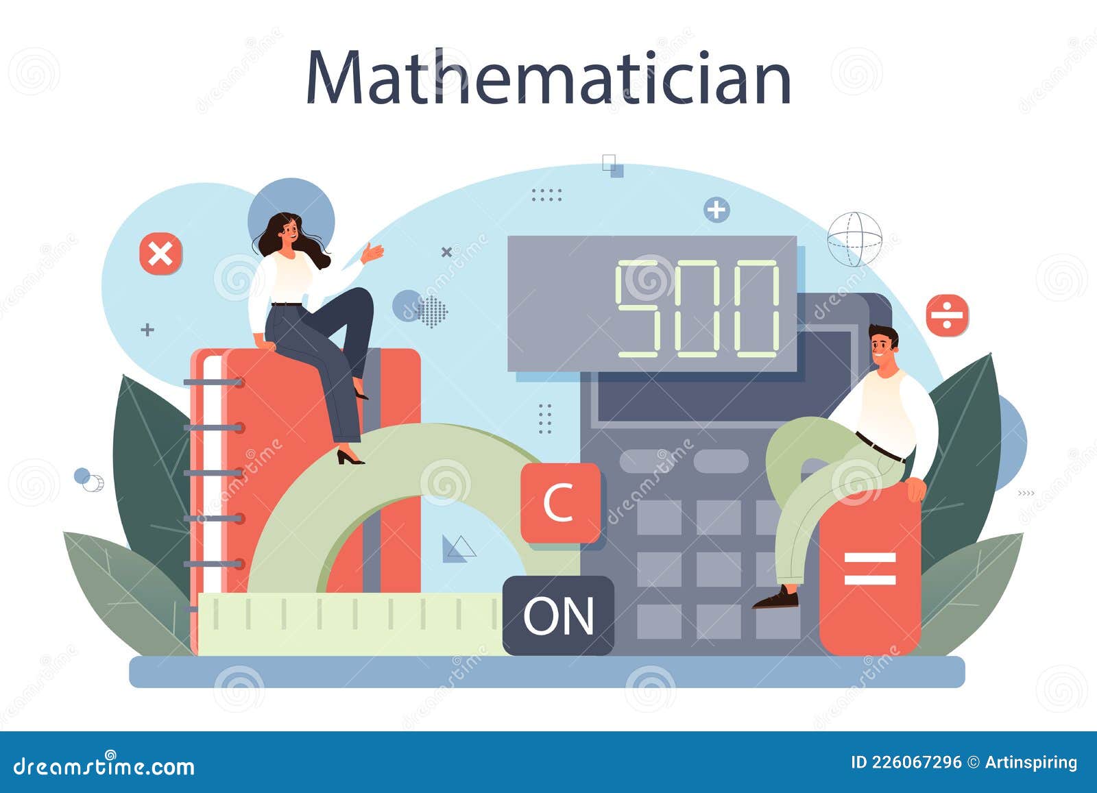 Mathematician Set. Mathematician Seek And Use Scientific Pattern ...