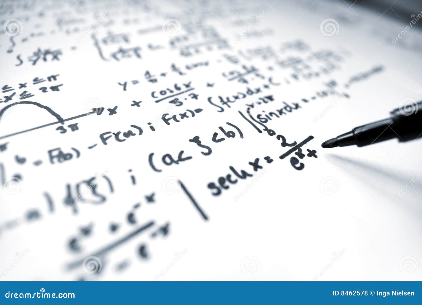 Mathematics stock photo. Image of calculate, mathematical - 8462578
