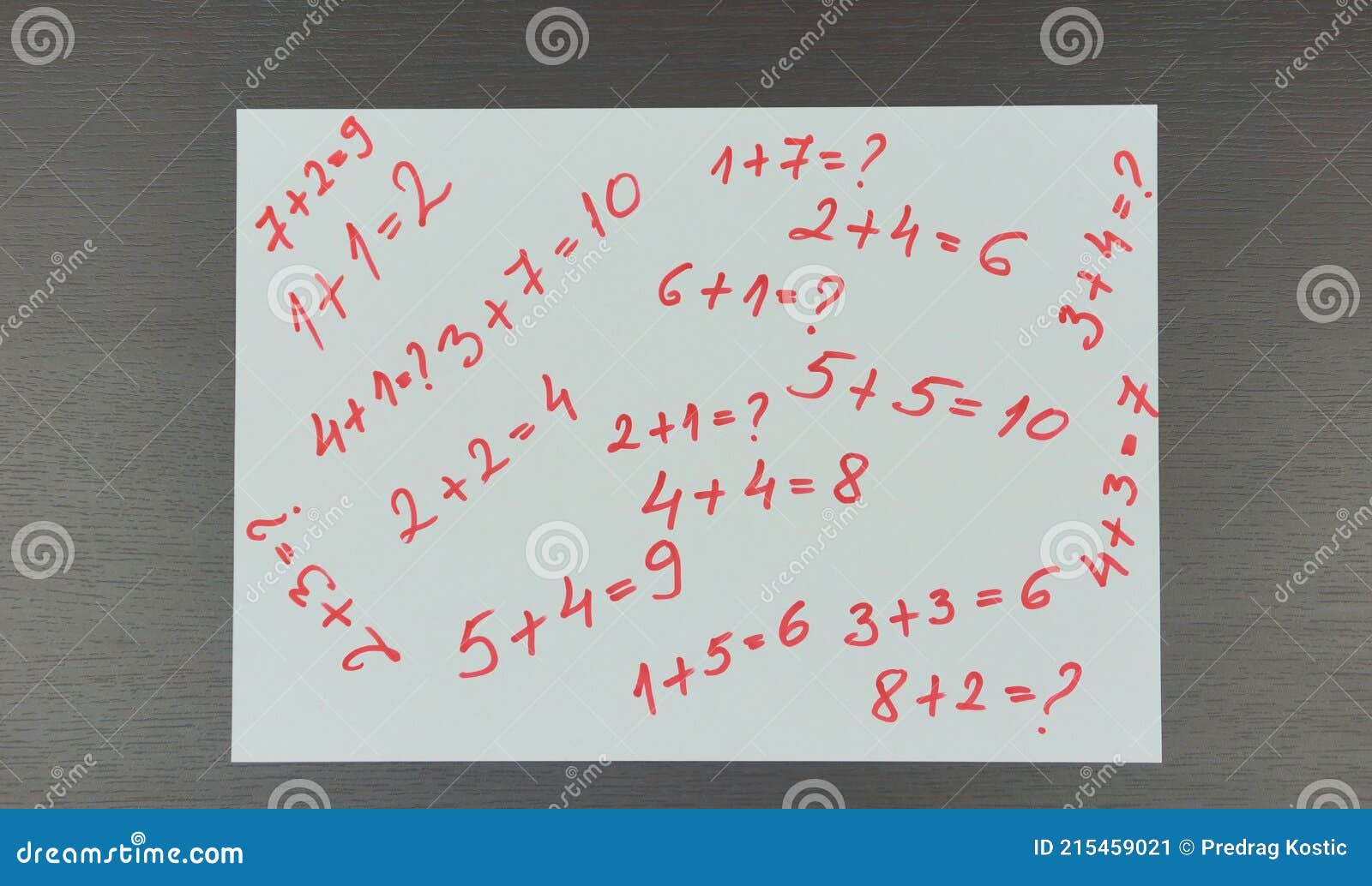 Mathematics. stock image. Image of addition, brand, multiplication ...