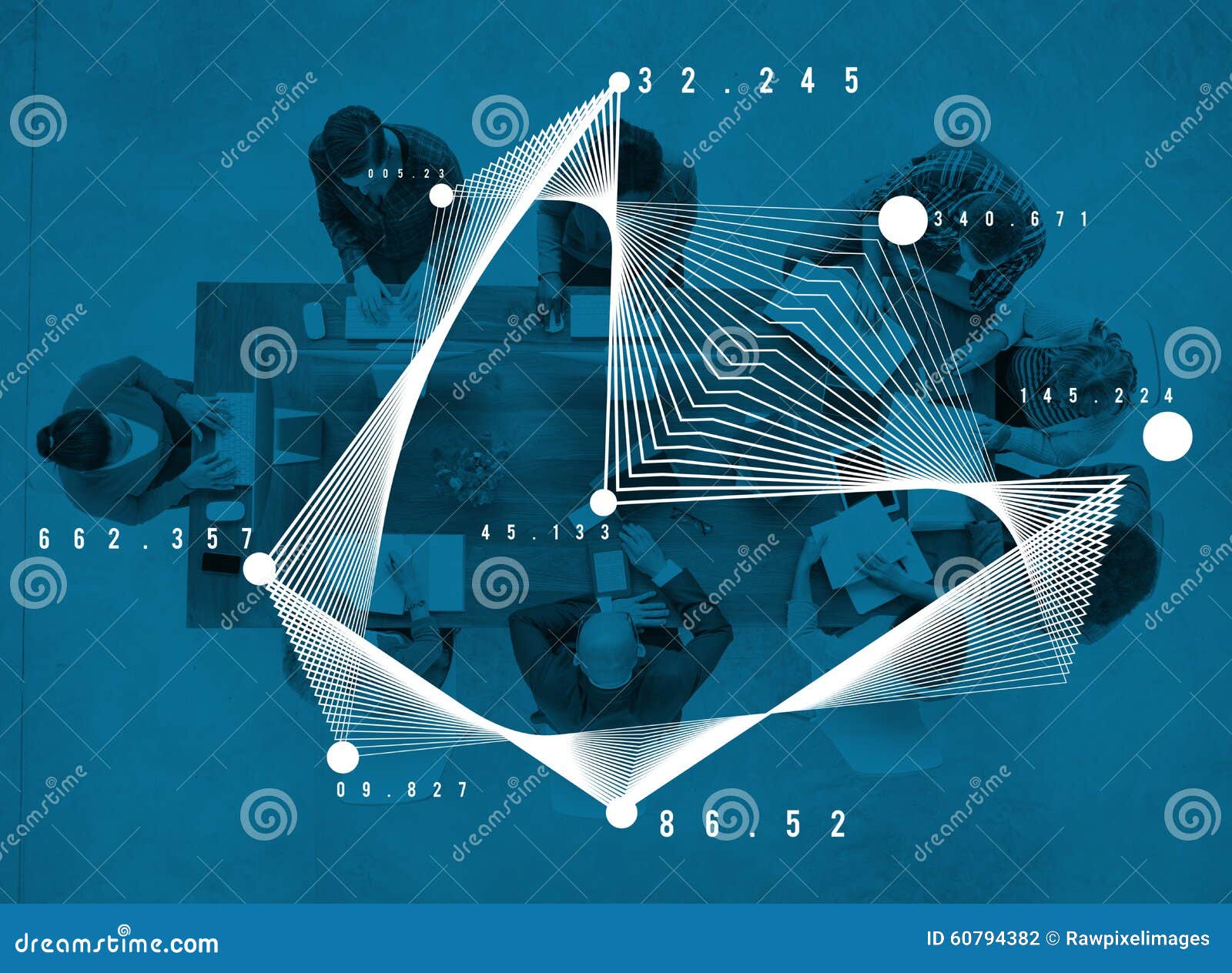 Mathematics Analysis Statistics Networking Geometry Concept Stock Photo ...